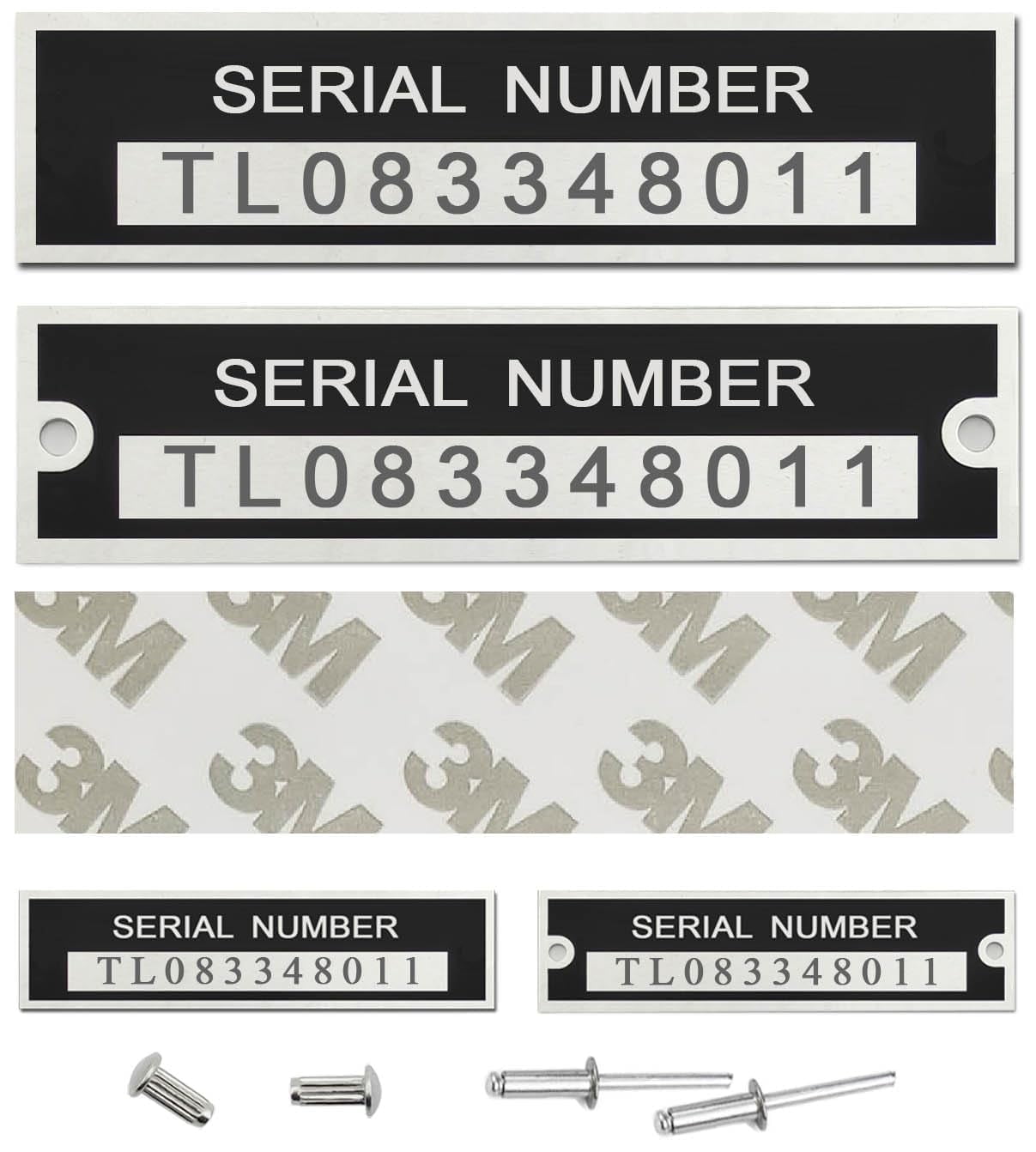 Custom Serial Number Plate Replacement, Engraved Trailer Vin Tags ...