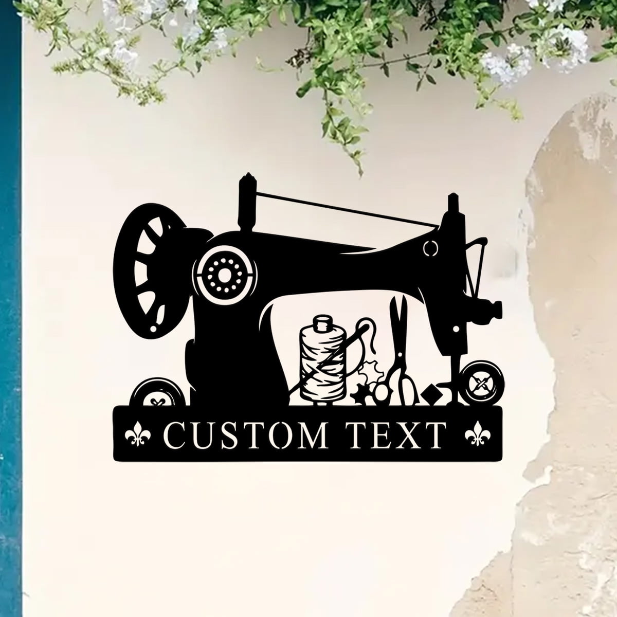 Custom Sewing Room Sign Sewing Metal Wall Art Personalized Sewing Sign ...