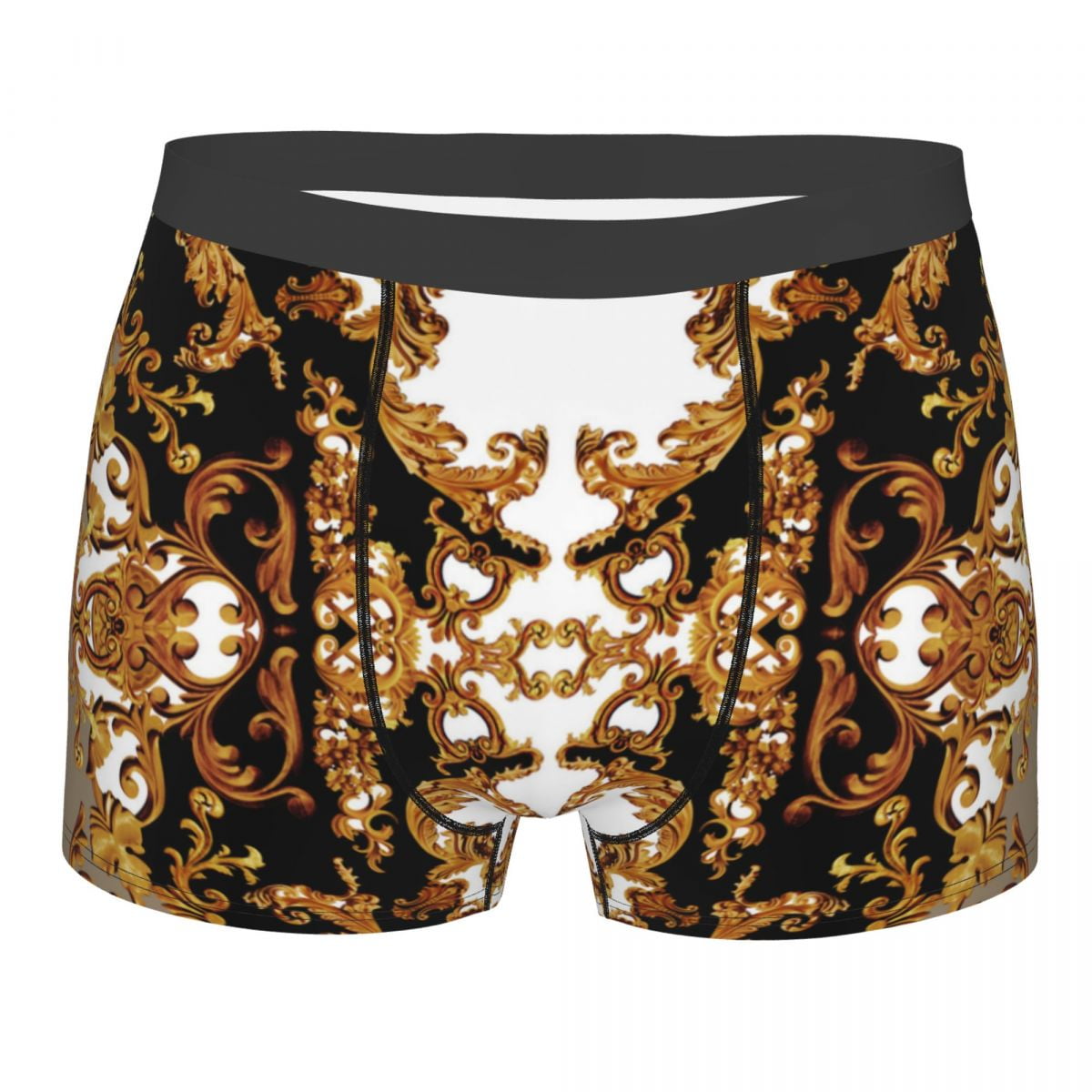 Custom Sexy Luxury Golden European Floral Underwear Baroque Victorian ...