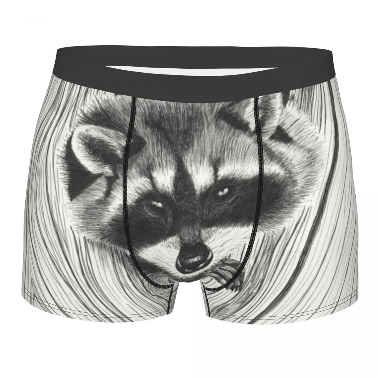 Custom Sexy Male Sexy Raccoon Snarling Underwear Trash Panda Racoon ...