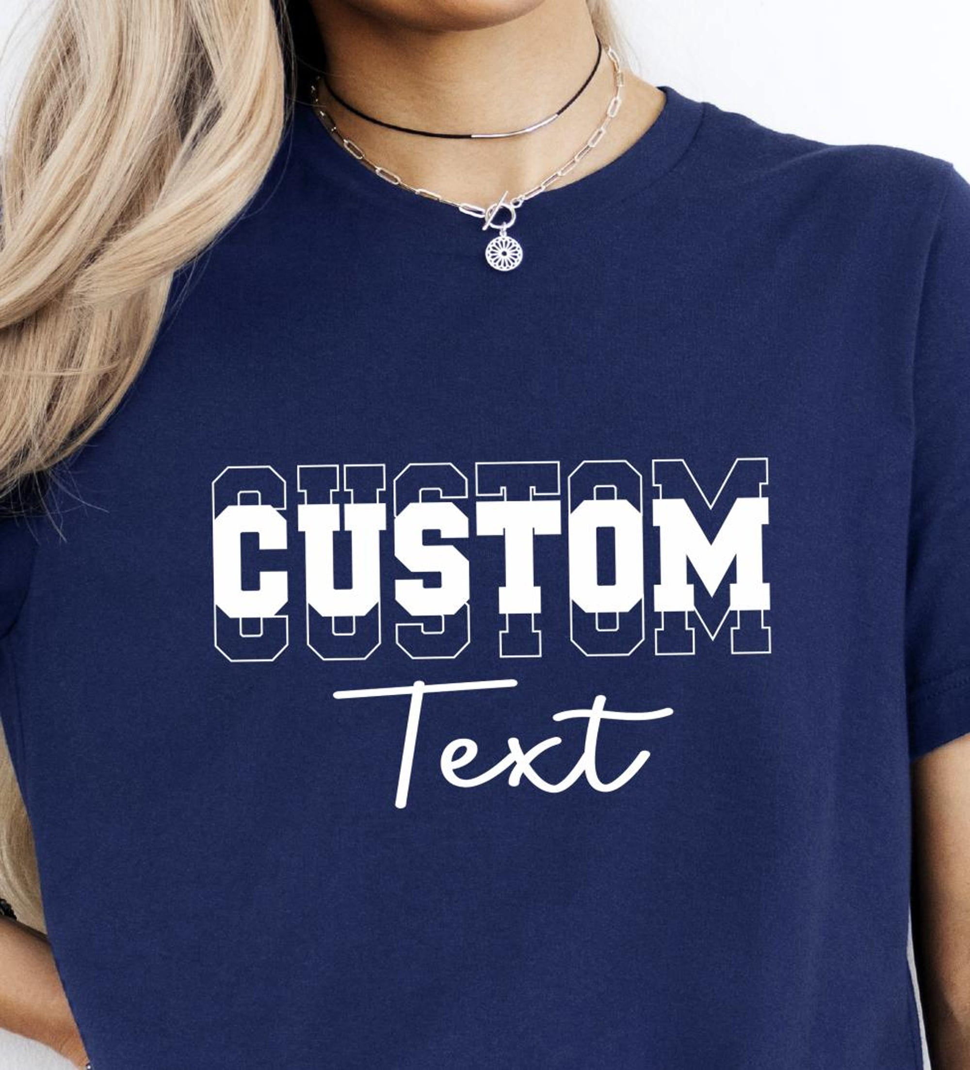 Custom Shirt Custom Text Shirt Customizable Business Shirt Custom Logo ...