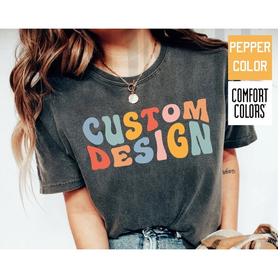 Custom Shirt Personalized Trendy Retro Custom Design Groovy TeeYour ...