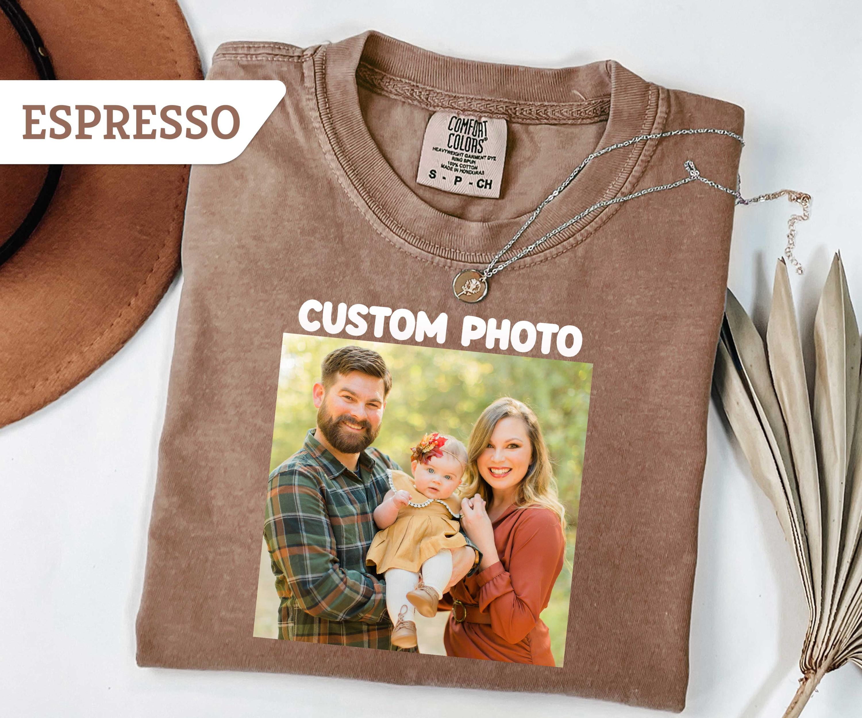 Custom Shirt With Photo, Custom Photo Shirt, Family Photo Tee, Custom ...