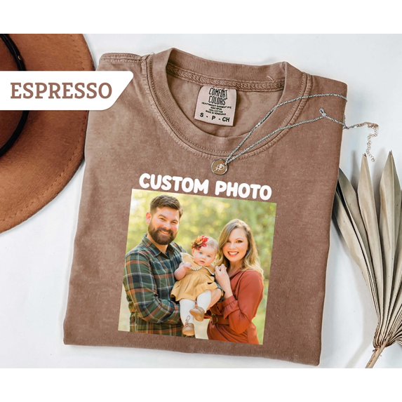 Custom Shirt With Photo, Custom Photo Shirt, Family Photo Tee, Custom ...