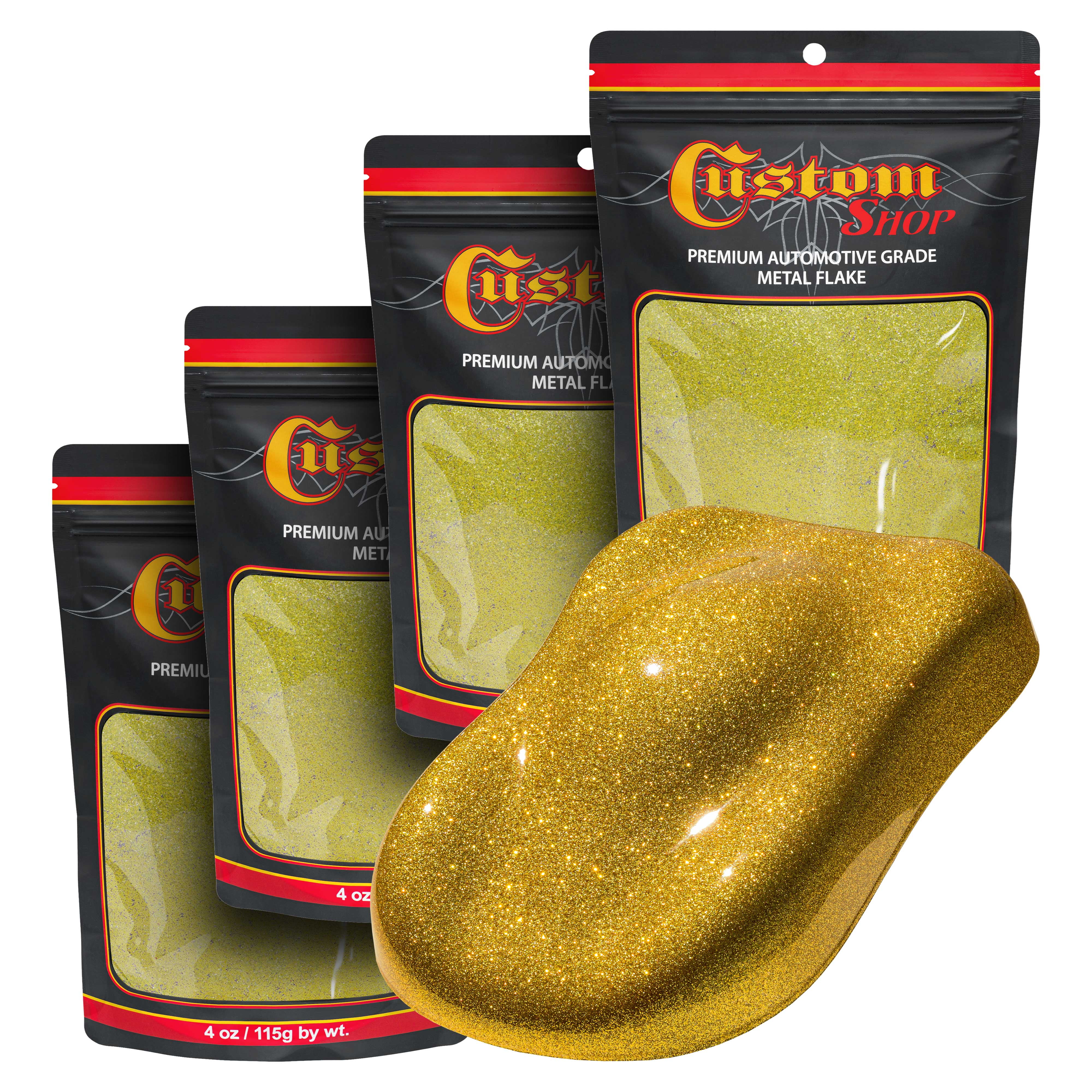 Custom Shop - Brilliant Gold - 1-pound of Large Metal Flake .025" 625 ...