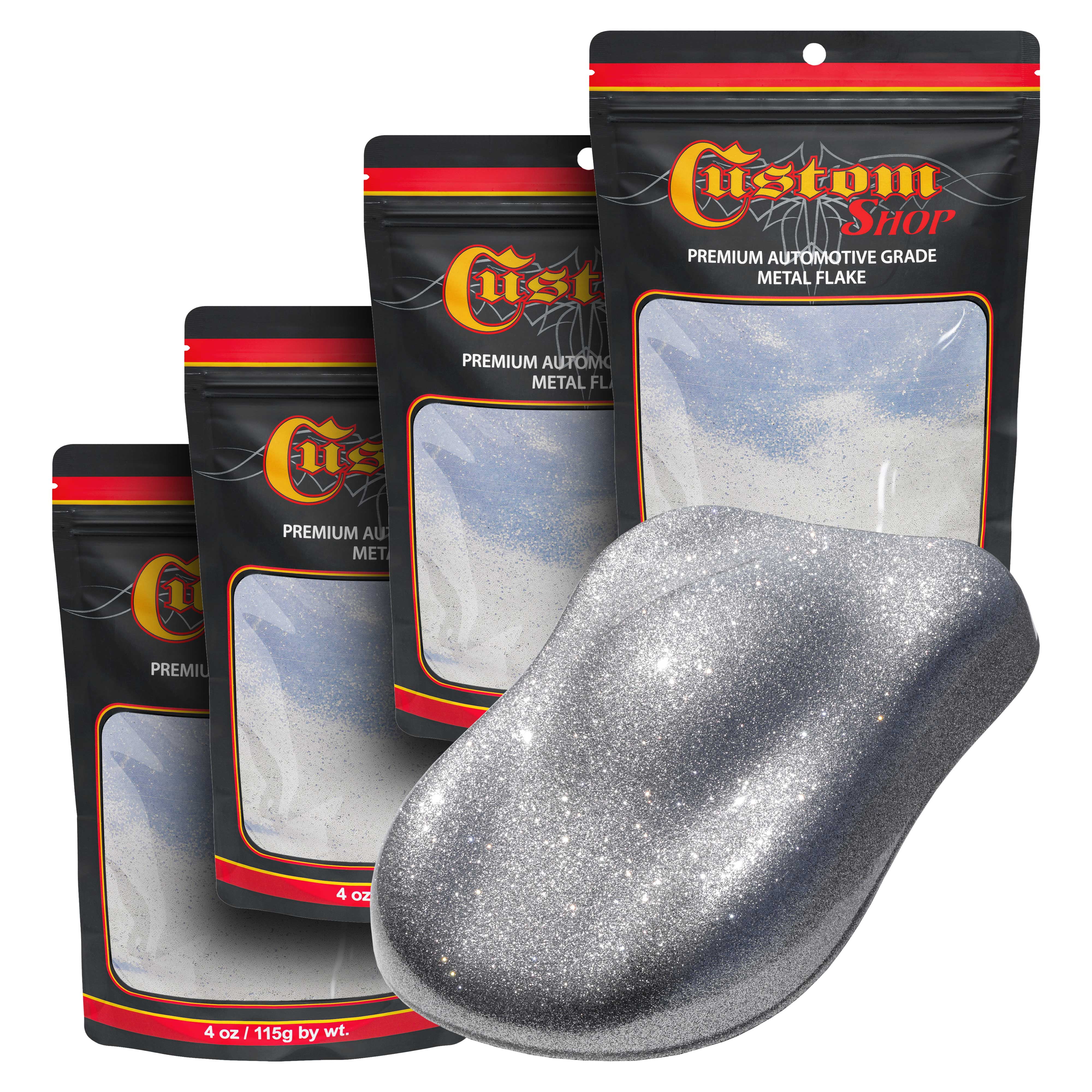 Custom Shop - Chrome Silver - 1-pound of Large Metal Flake .025" 625 ...