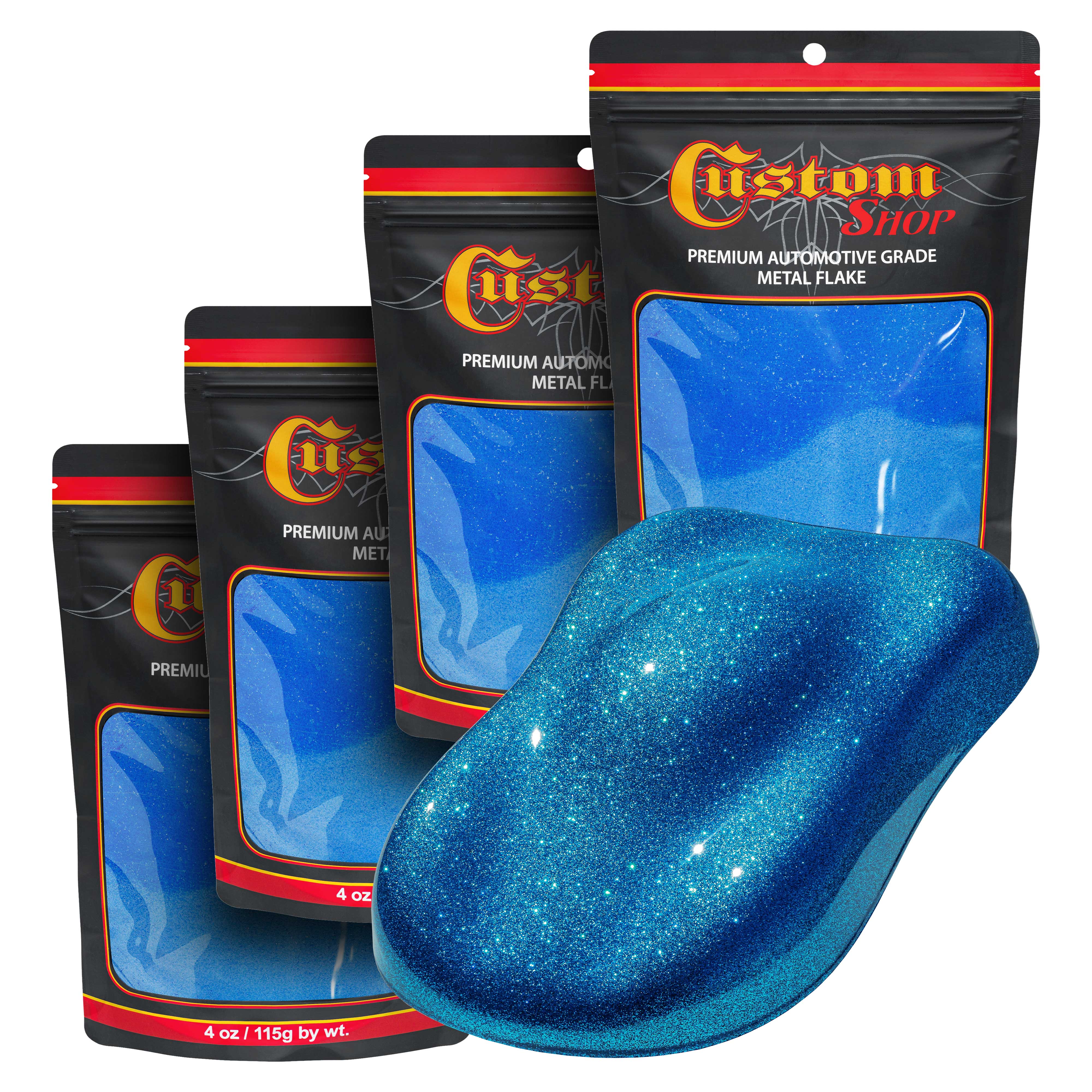 Custom Shop - Deep Marine Blue - 1-pound of Standard Metal Flake .015 ...