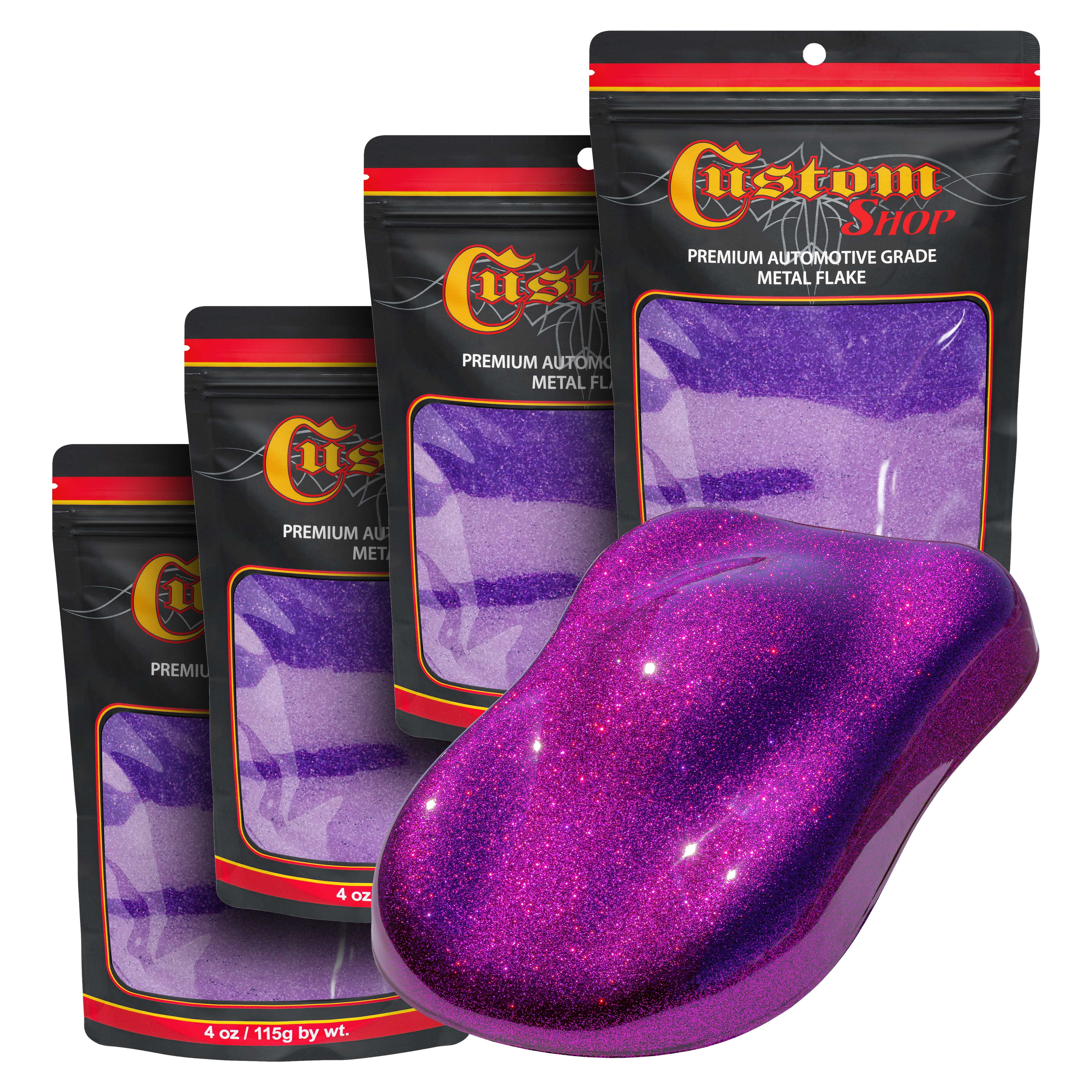 Custom Shop - Deep Purple - 1-pound of Large Metal Flake .025" 625 ...