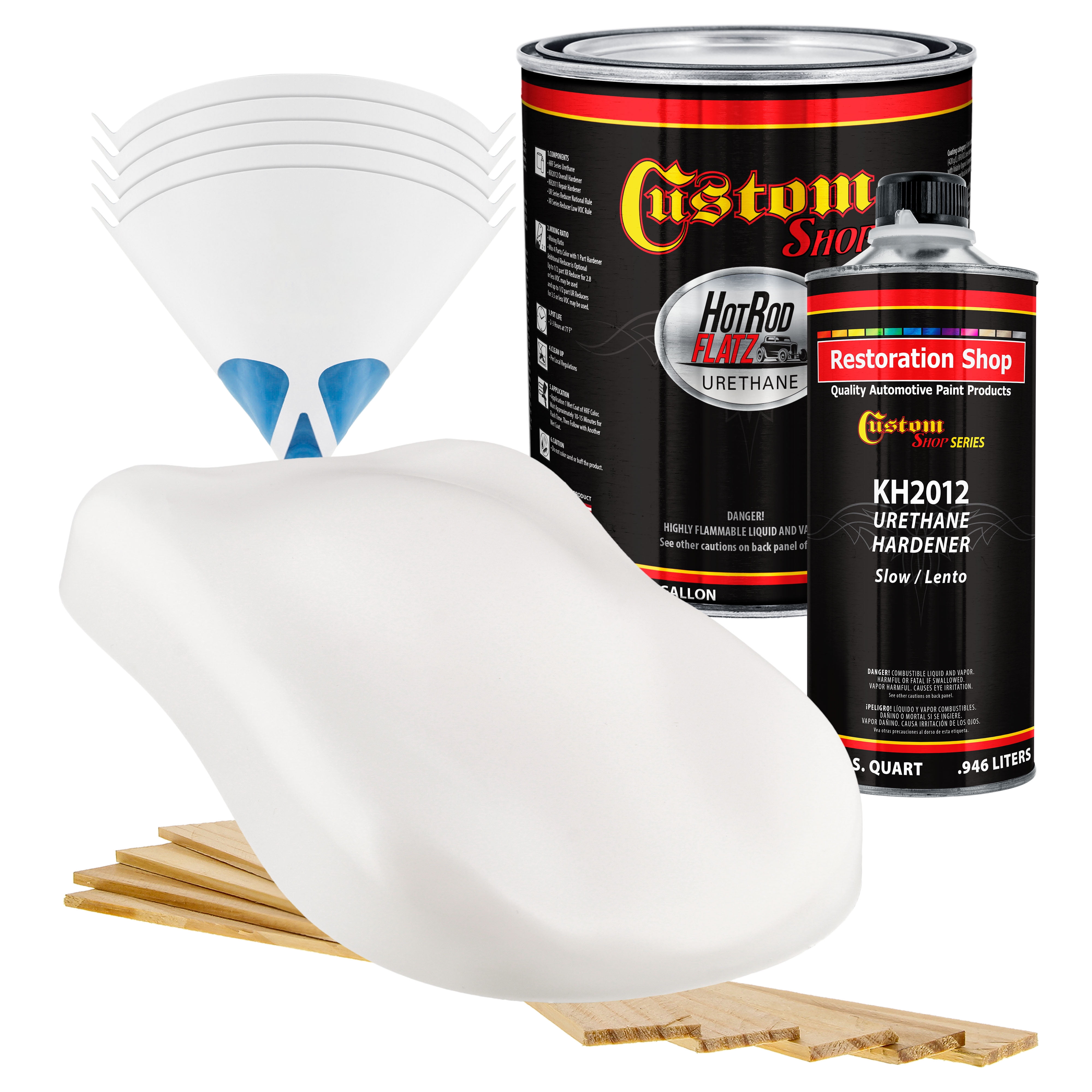 Custom Shop - Oxford White - Hot Rod Flatz Flat Matte Satin Urethane ...