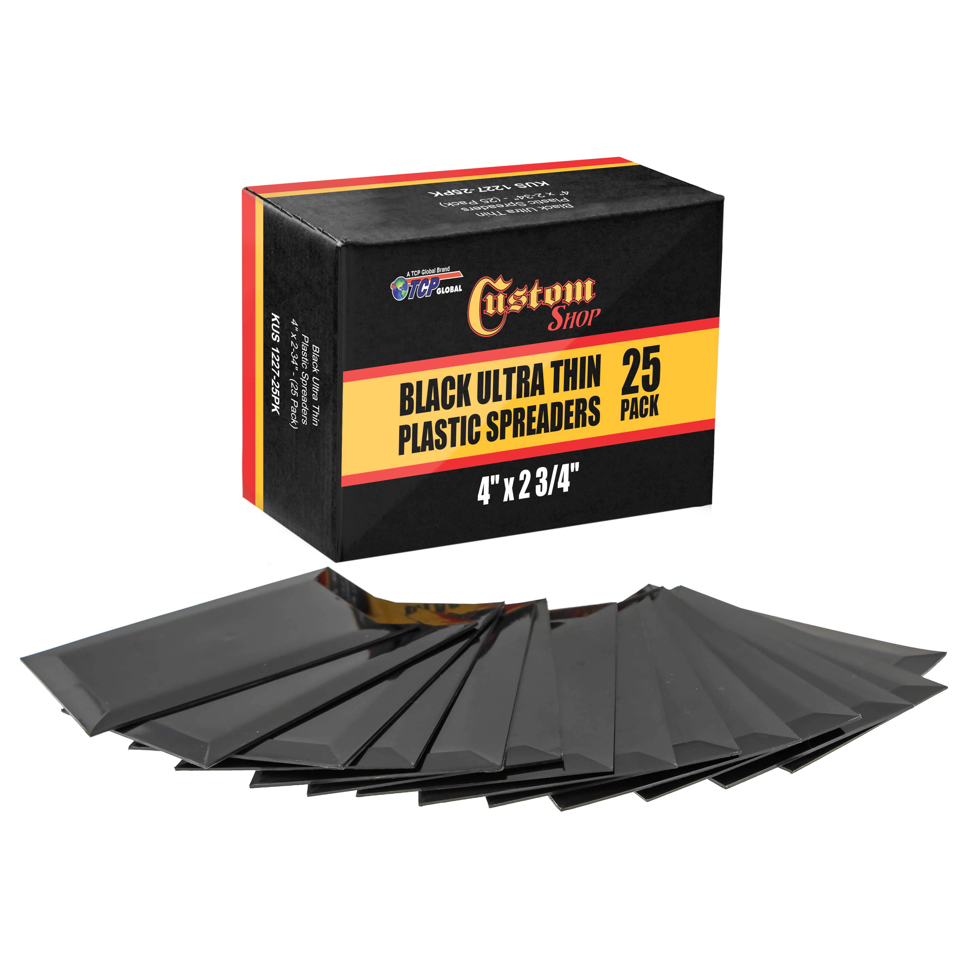 Custom Shop (Pack of 25-4" x 2-3/4" Spreaders/Squeegee are Double Sided ...