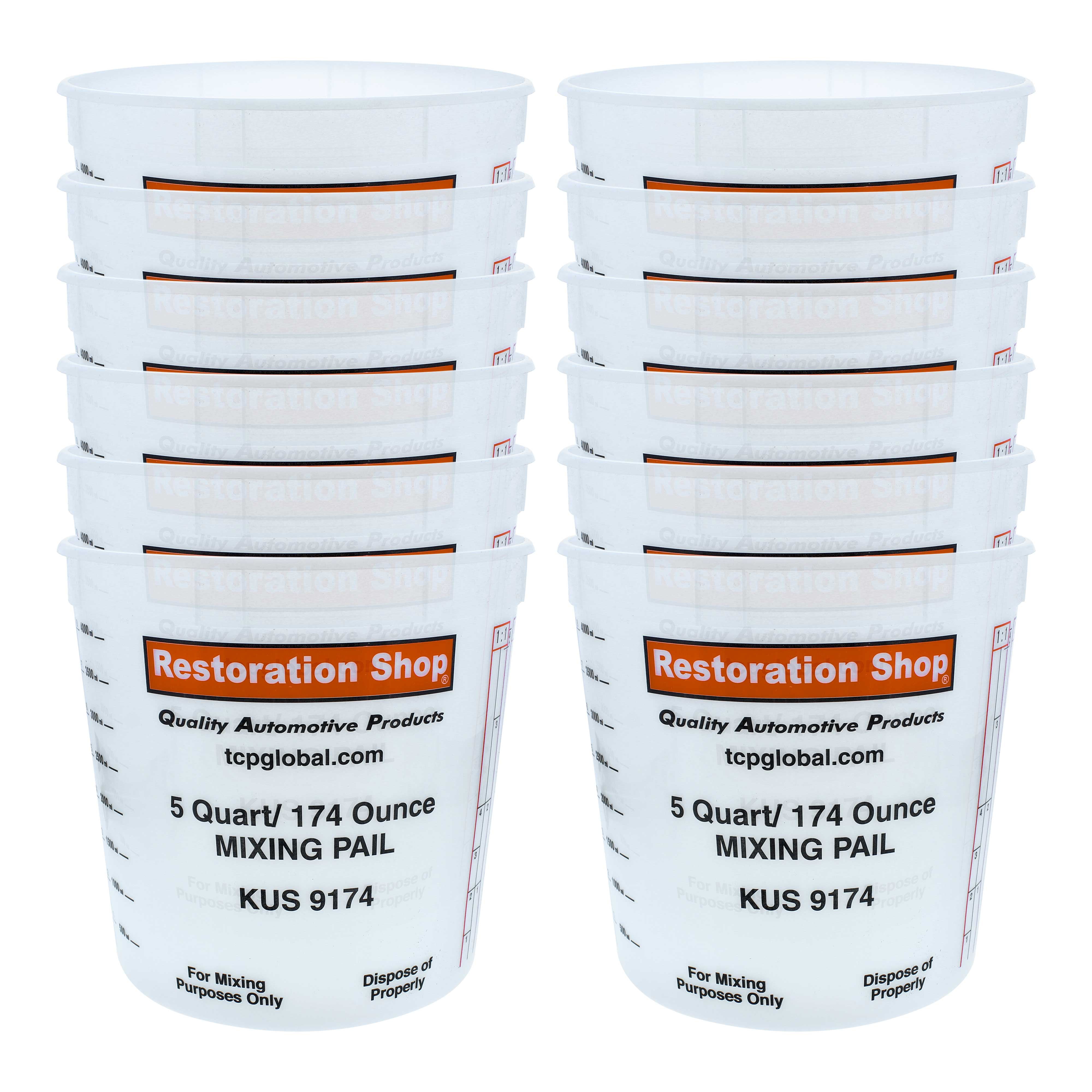 Custom Shop Paint Mixing Cups Buckets Plastic Measuring Cup Epoxy Resin ...