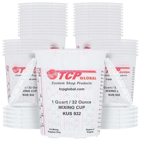 Custom Shop Paint Mixing Cups Plastic Measuring Cup Epoxy Resin ...