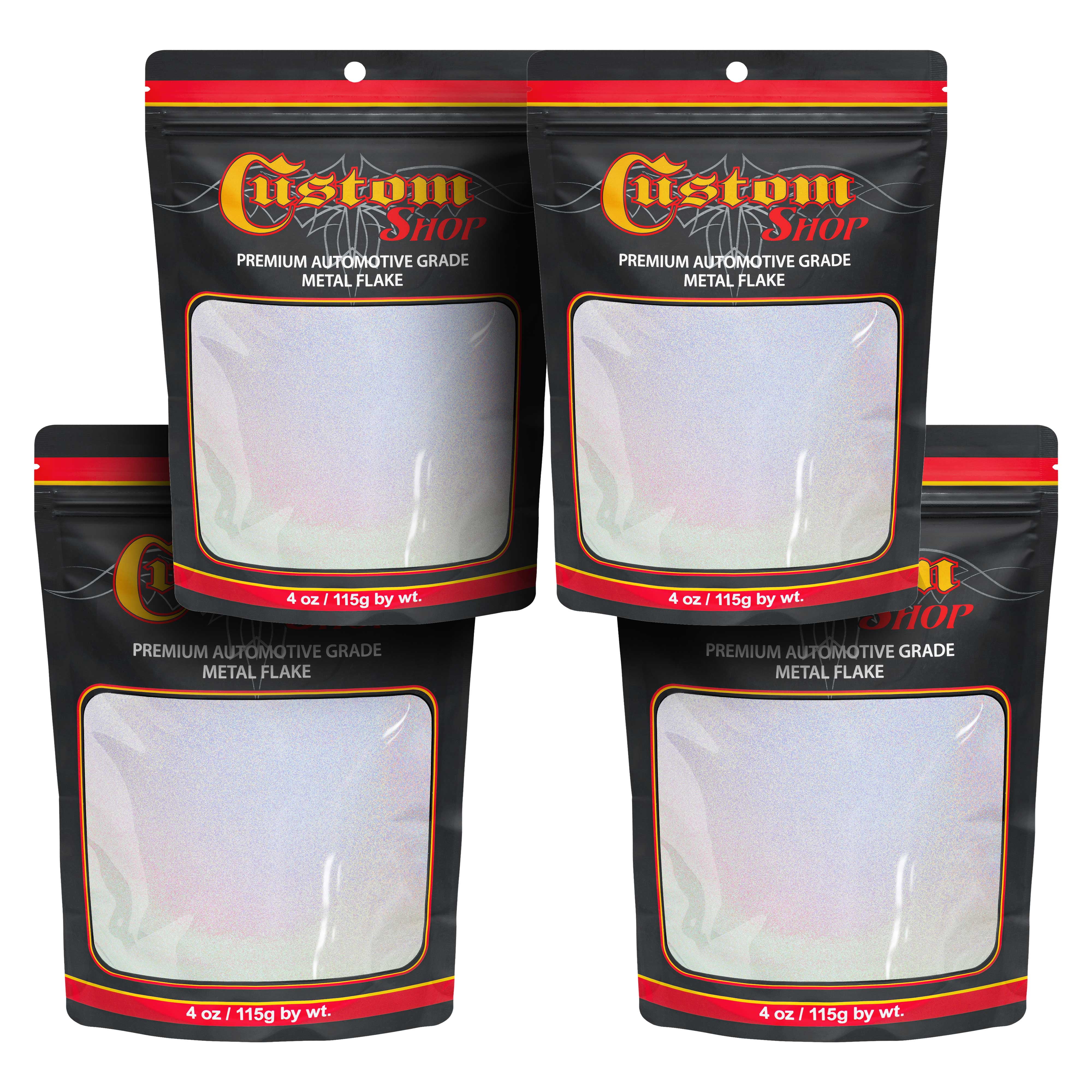 Custom Shop - Silver to Rainbow- 4 ounces of Holographic Medium Metal ...