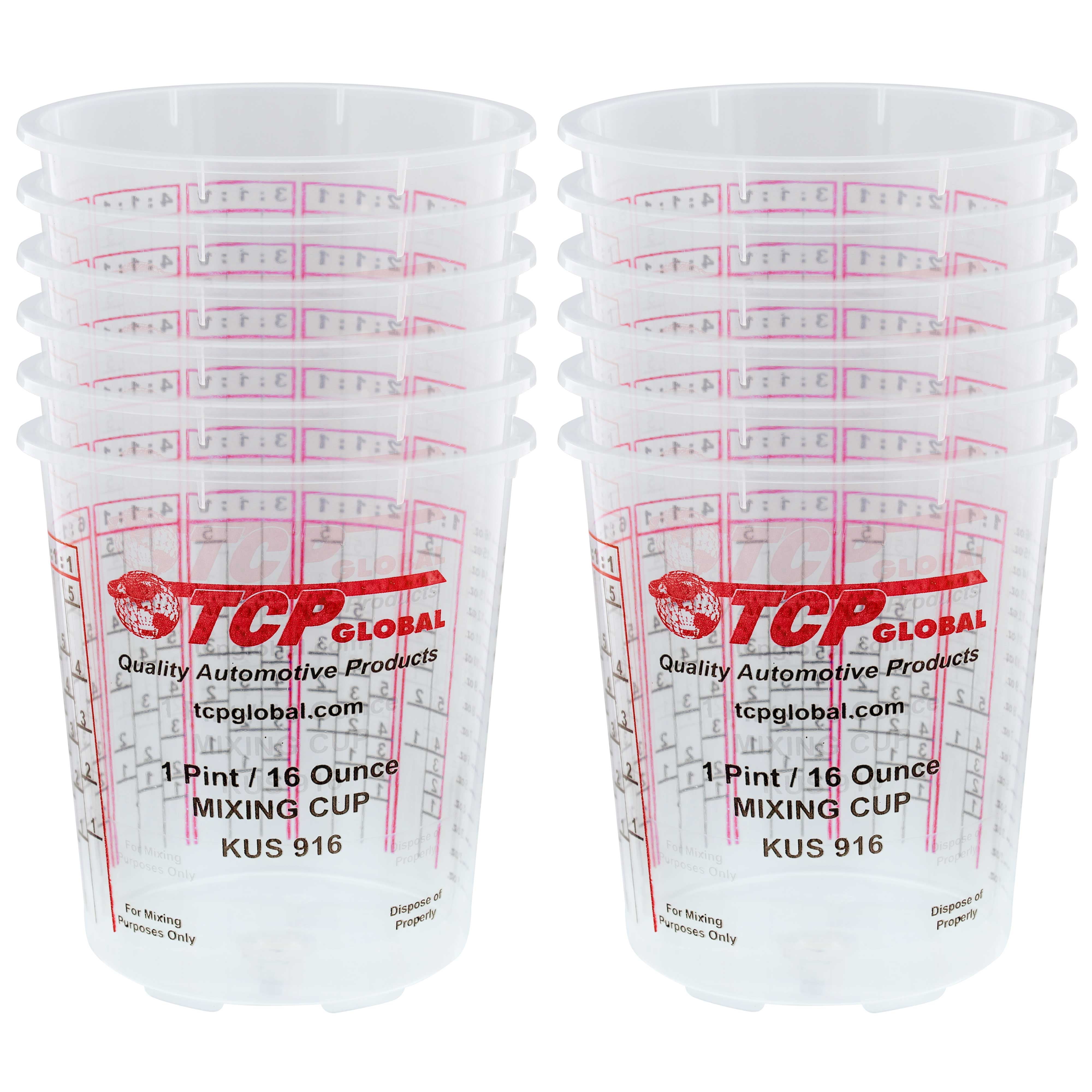 Custom Shop/TCP Global - Pack of 12 - Mix Cups - Pint size - 16 ounce ...