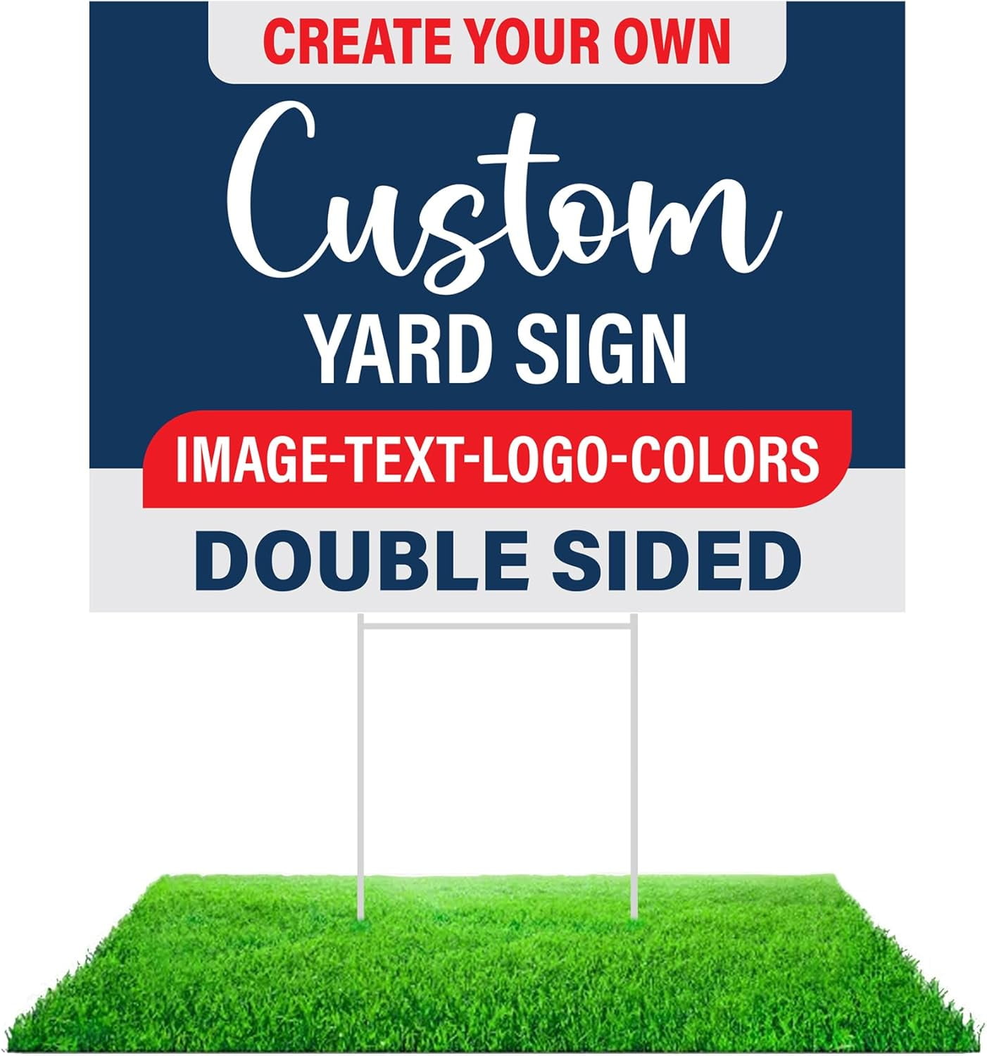 Custom Sign – Personalized Outdoor Yard Signs with Metal "H" Stake ...