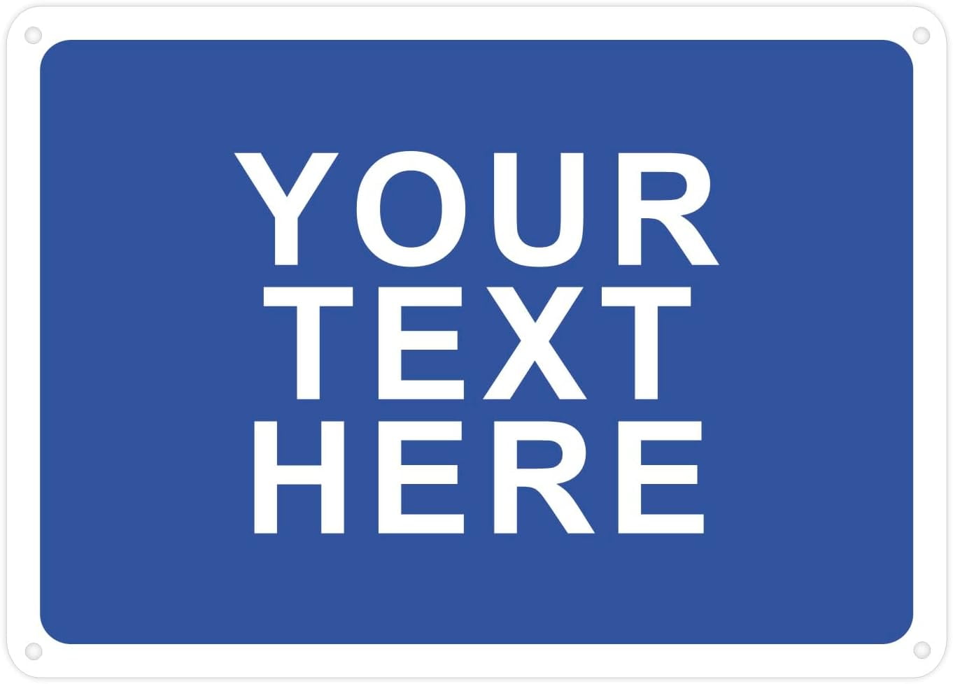 Custom Signs Outdoor Metal for Home Office Business Decor ...