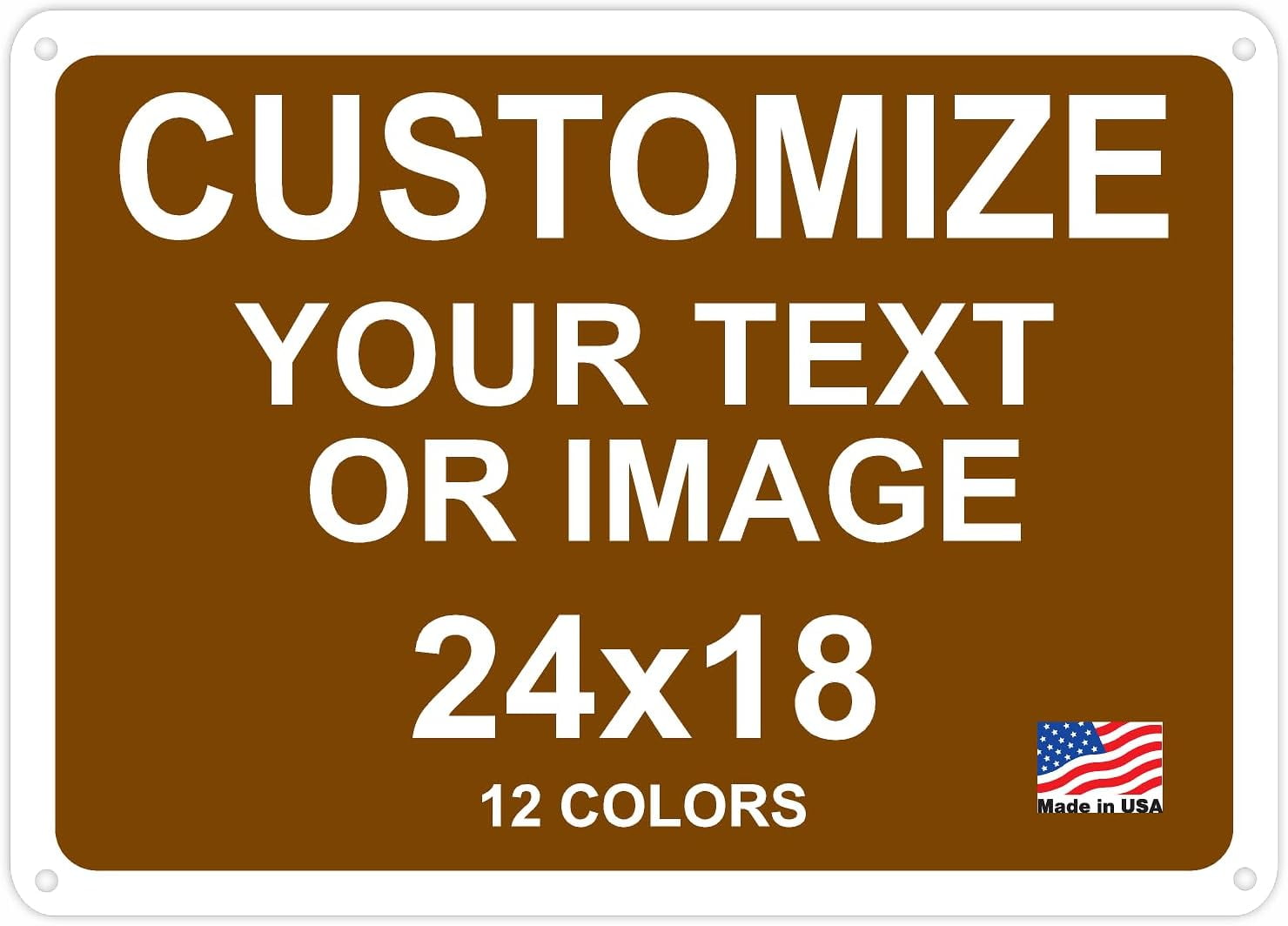 Custom Signs Outdoor Metal for Home Office Business, Personalized, Door ...