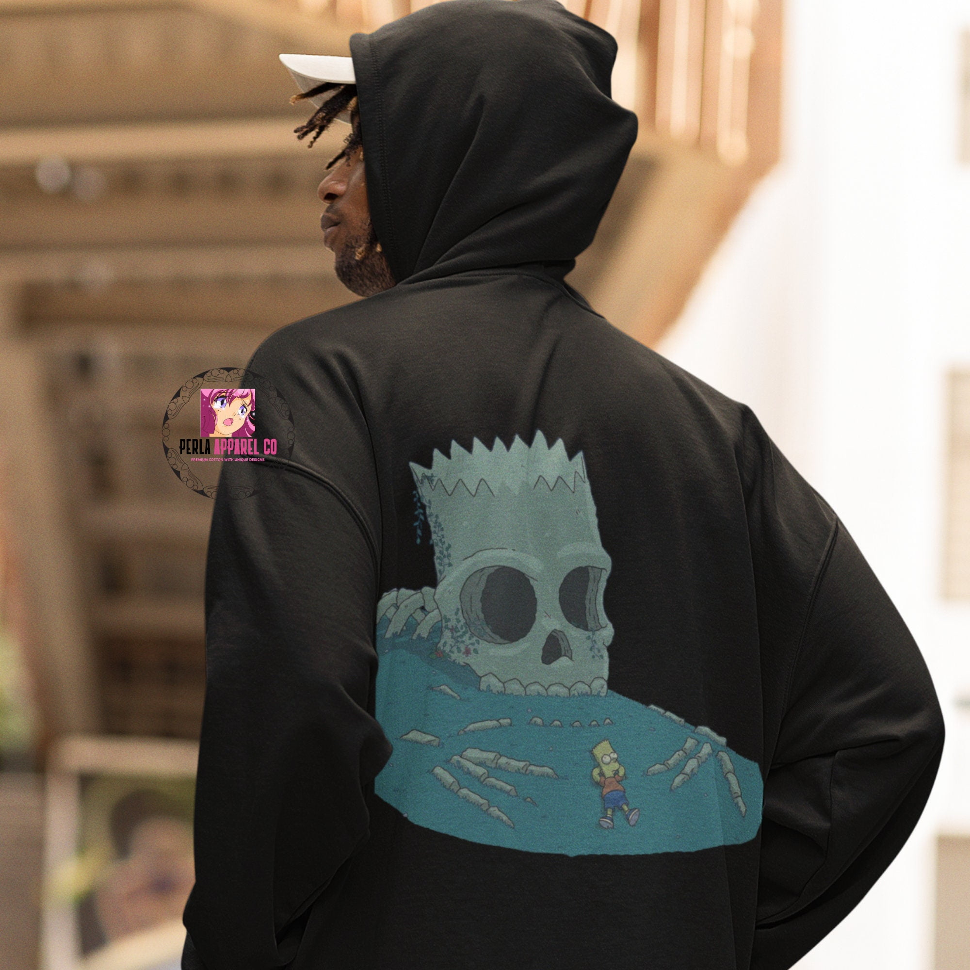 Custom Simpsons Hoodie - Simpsons Oversize Hoodie - Simpsons Bart ...