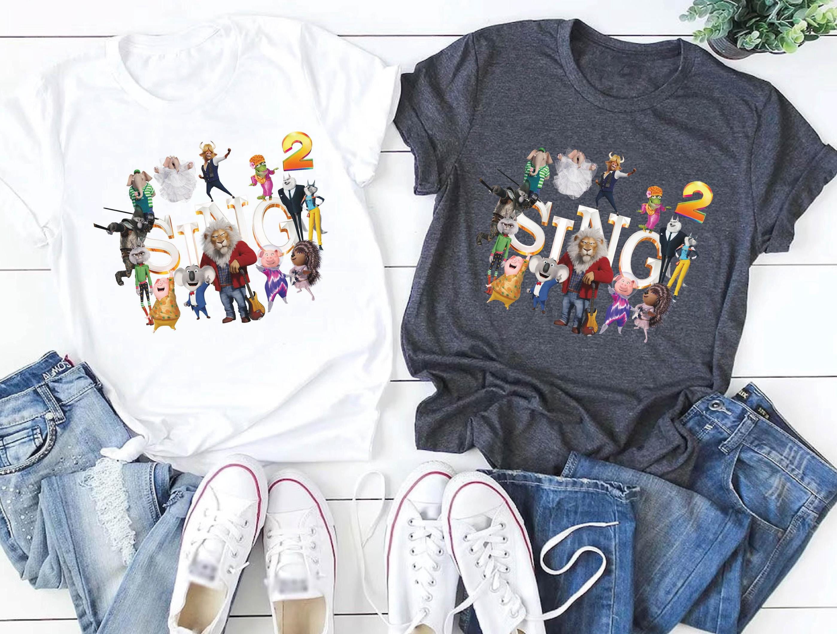 Custom Sing 2 Movie Theme Comfort Colors Shirt for Birthday Parties and ...