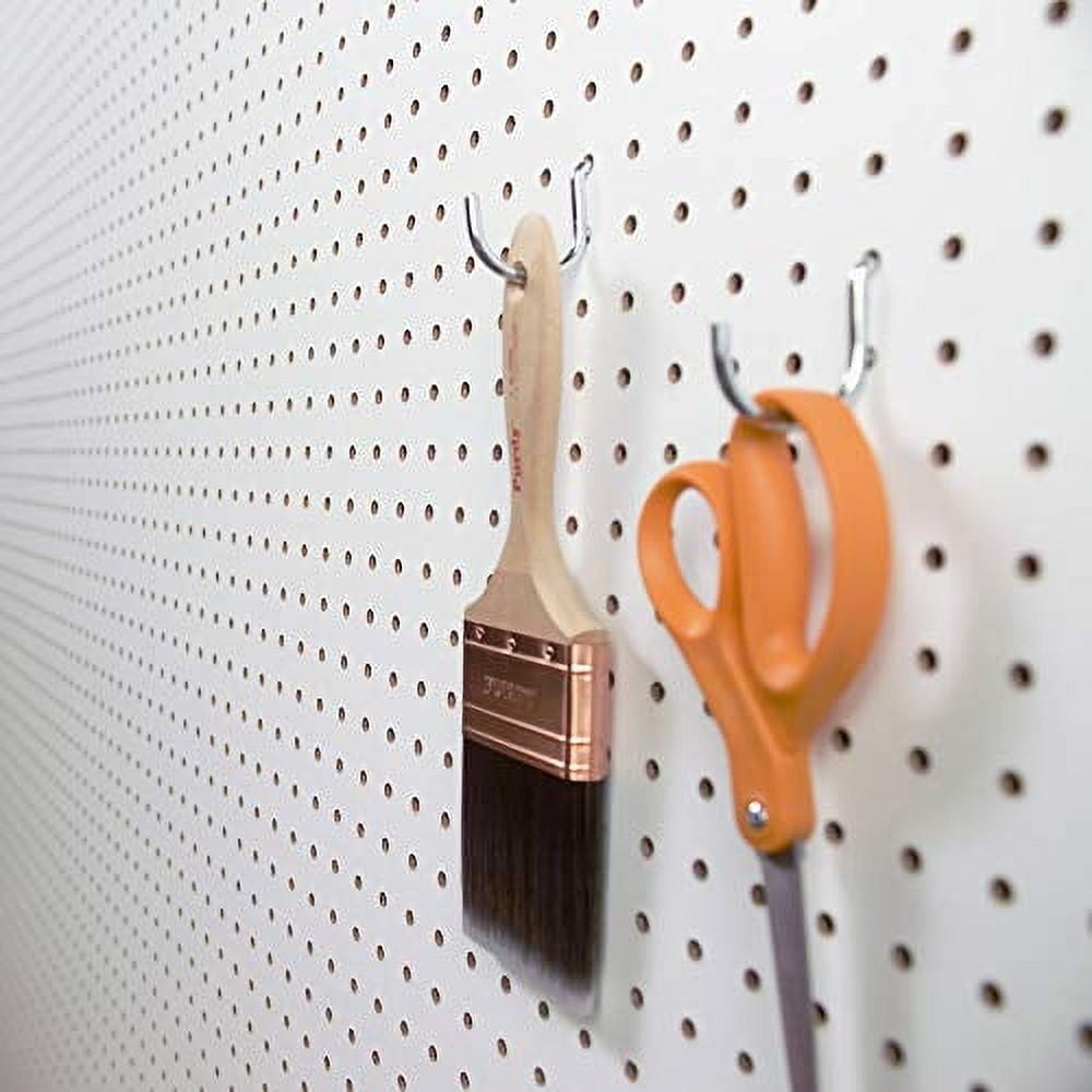 Custom Size 3/16'' X 12'' X 24'' Pegboard White Panel (6 Sheets ...