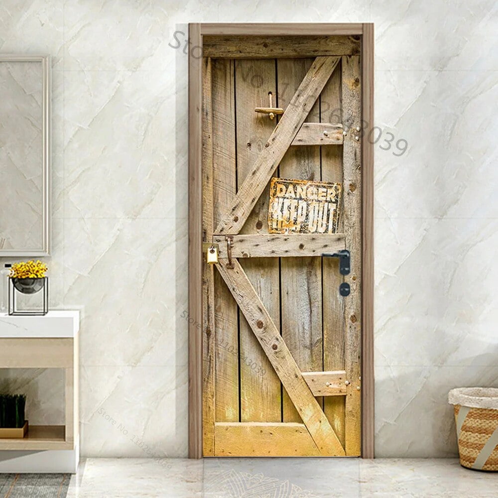 Custom Size 3D Staircase Steps Door Stickers Self Adhesive Waterproof ...