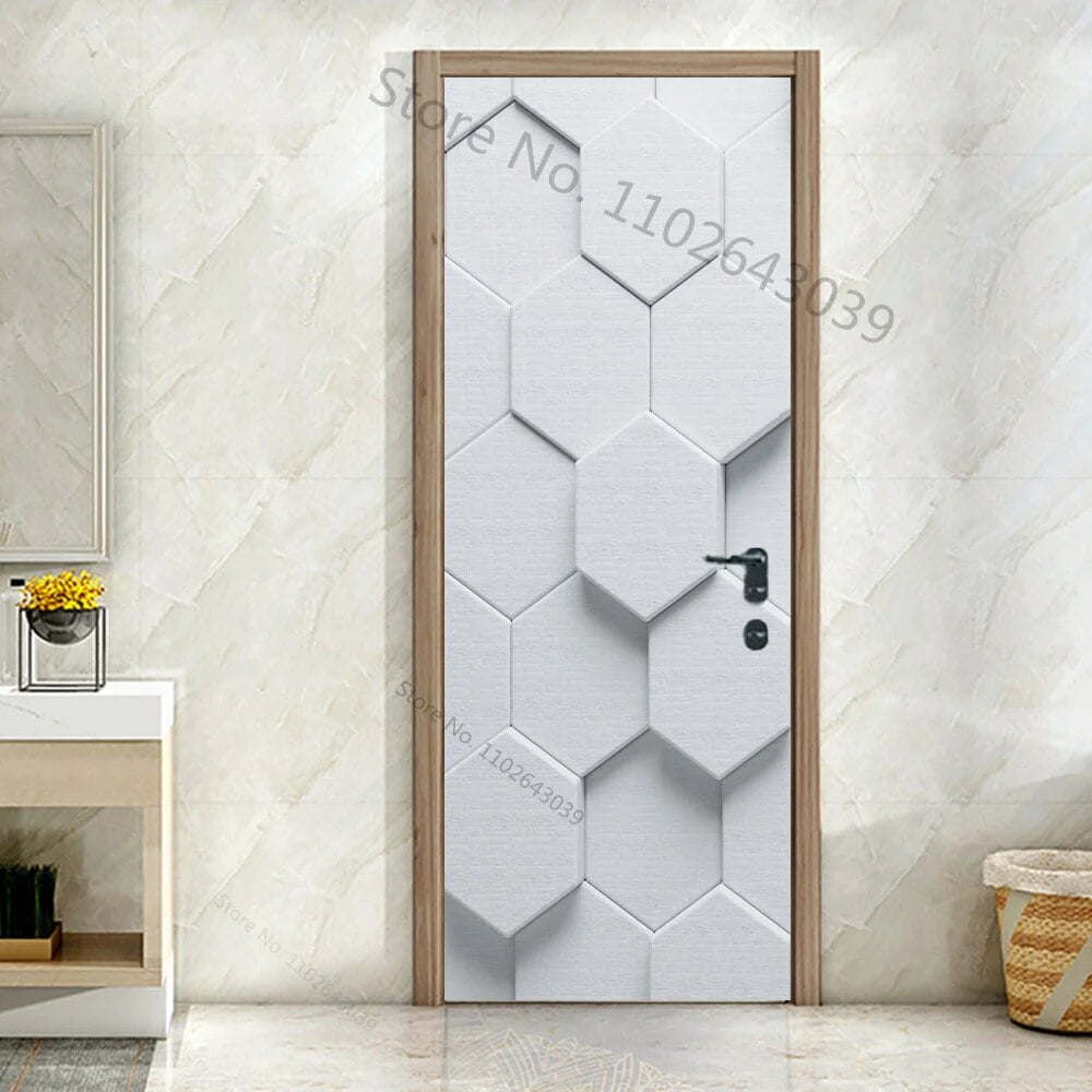 Custom Size 3D Staircase Steps Door Stickers Self Adhesive Waterproof ...