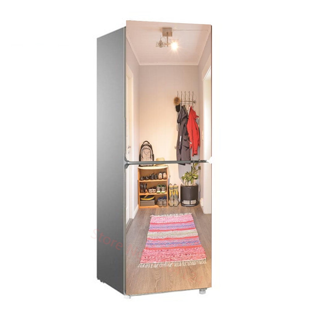 Custom Size 3D Wallpaper On The Refrigerator Self Adhesive Wall Sticker ...