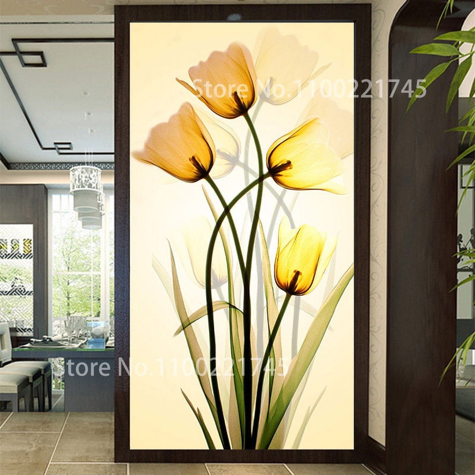 Custom Size Door Wrap Mural Cover Opaque Privacy Wallpaper Self ...