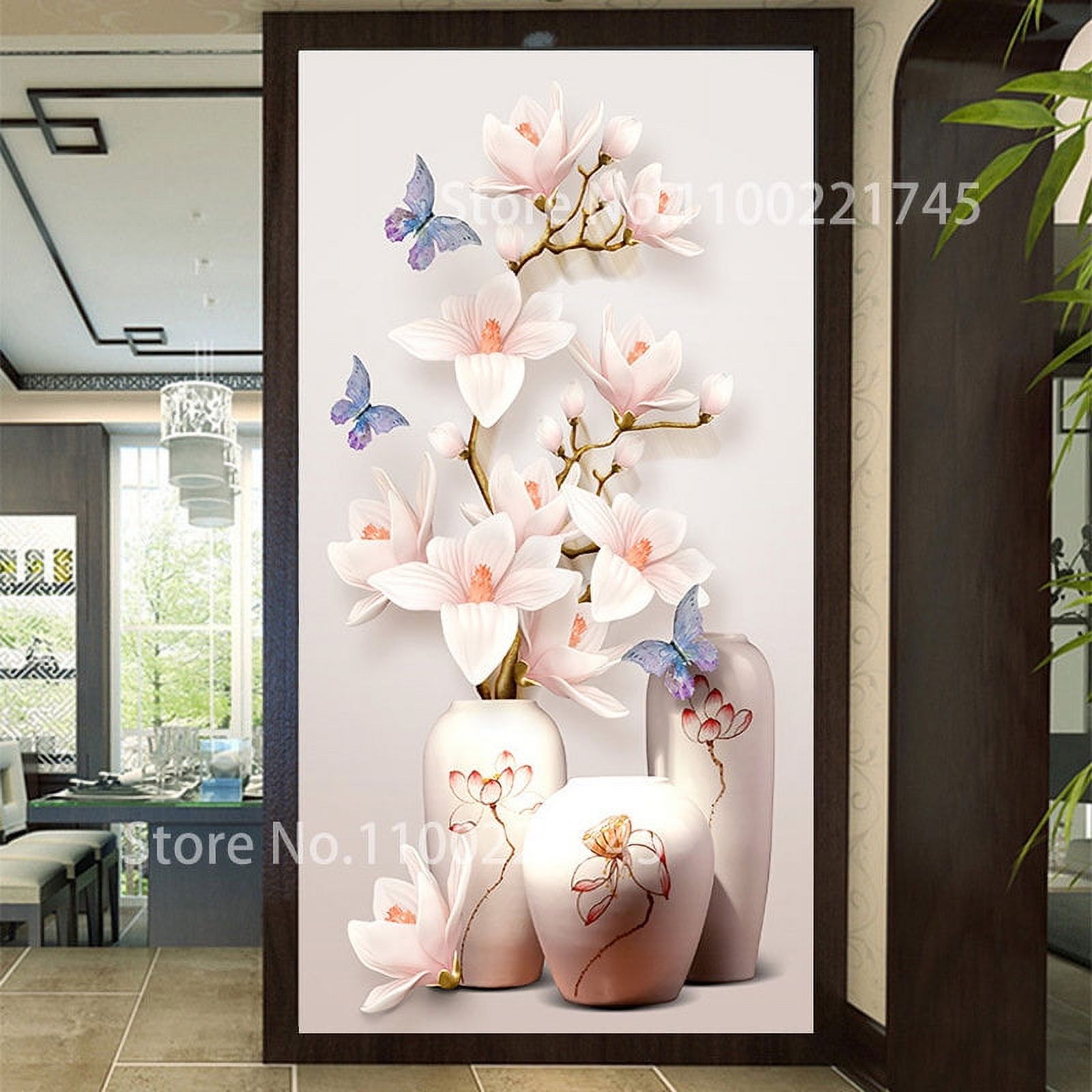 Custom Size Door Wrap Mural Cover Opaque Privacy Wallpaper Self ...