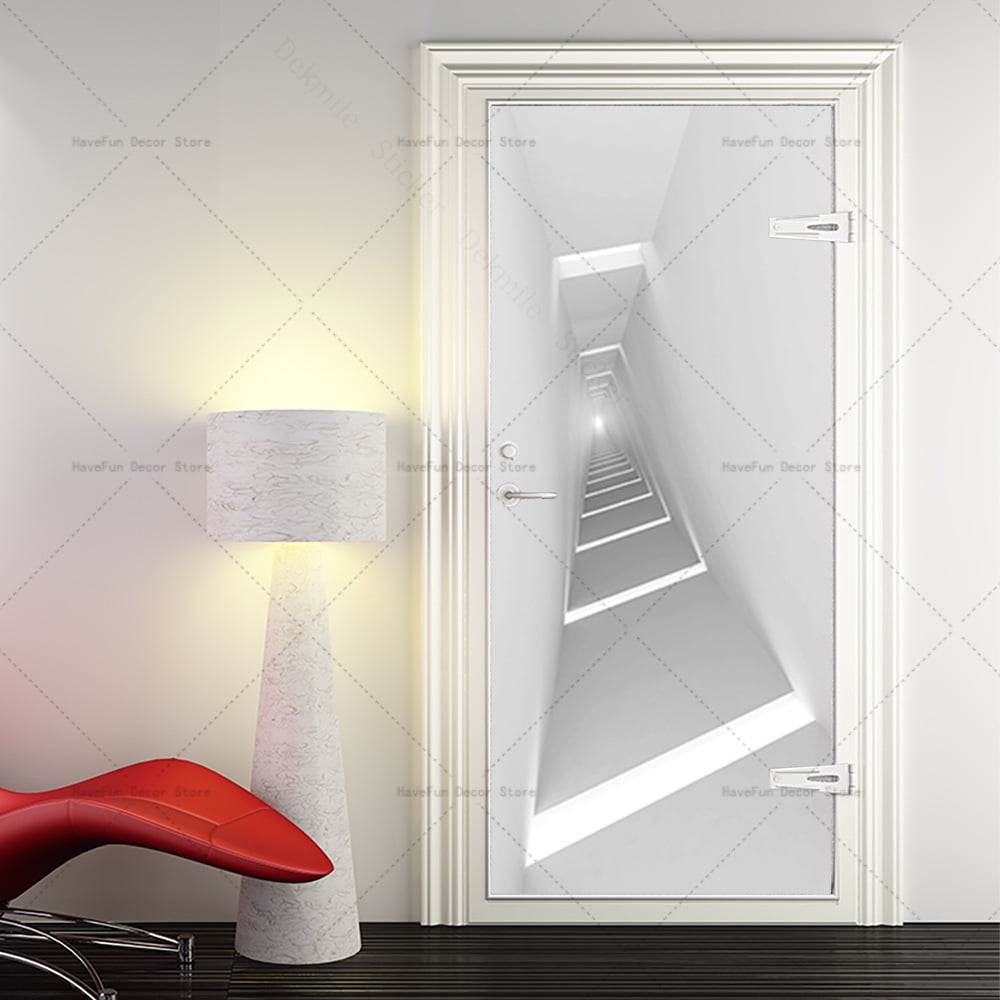 Custom Size New Door Sticker Vinyl PVC Waterproof Matte Film Material ...