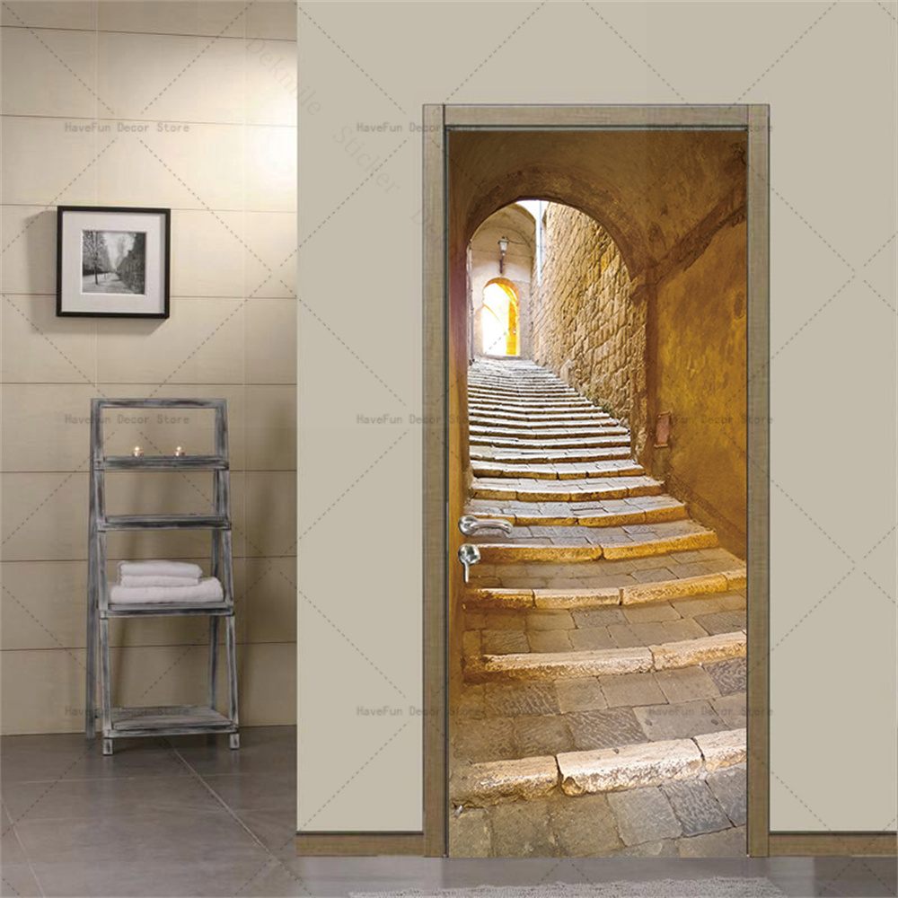 Custom Size New Door Sticker Vinyl PVC Waterproof Matte Film Material ...