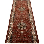 Custom Size Runner Rug Cappuccino Beige Color Greek Key Meander Design ...