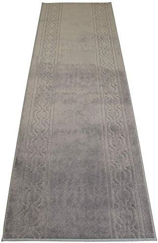 Custom Size Rug Runner Moroccan Trellis Border Anti Bacterial Slip ...