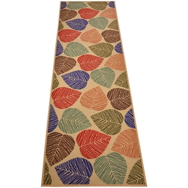 Free Shipping! Custom Size Runner Rug Geomtric Circle Brown Cut to Size ...