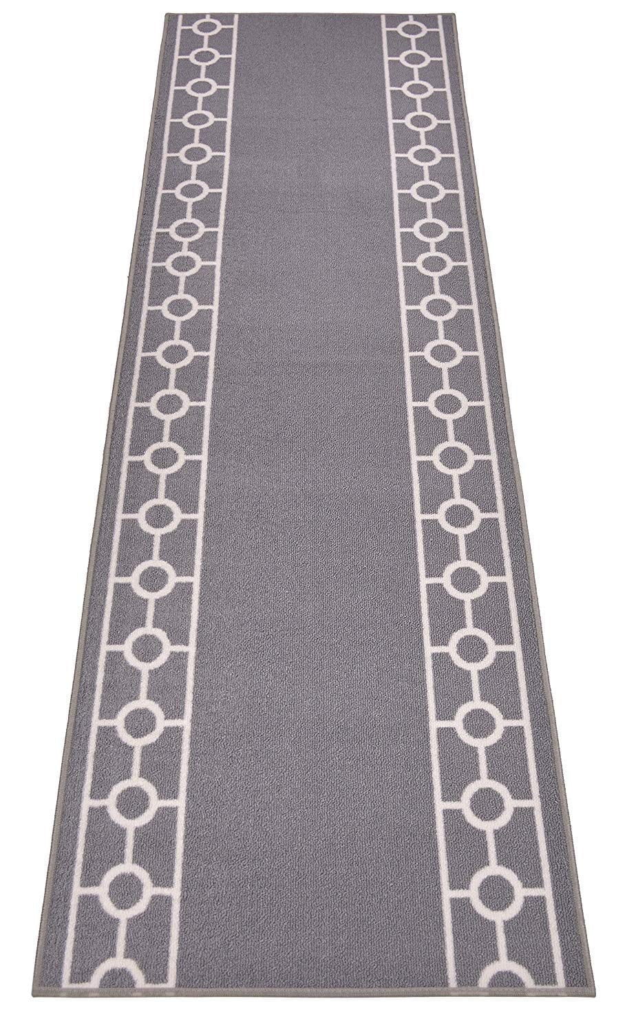 Extra-Long Low Pile Runner Rug Skid Resistant Backing Rug Runner ...