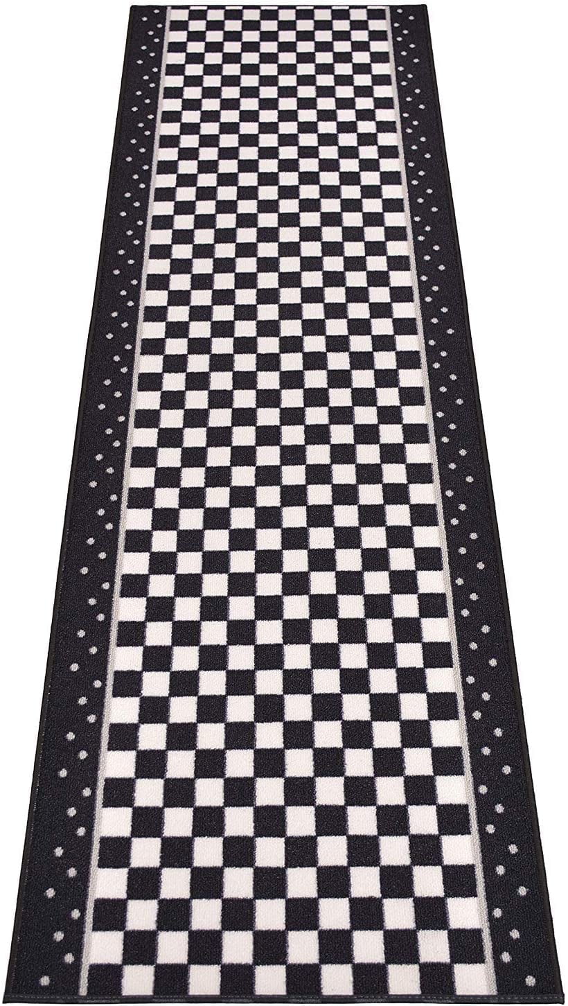 Extra-Long Low Pile Runner Rug Skid Resistant Backing Rug Runner ...