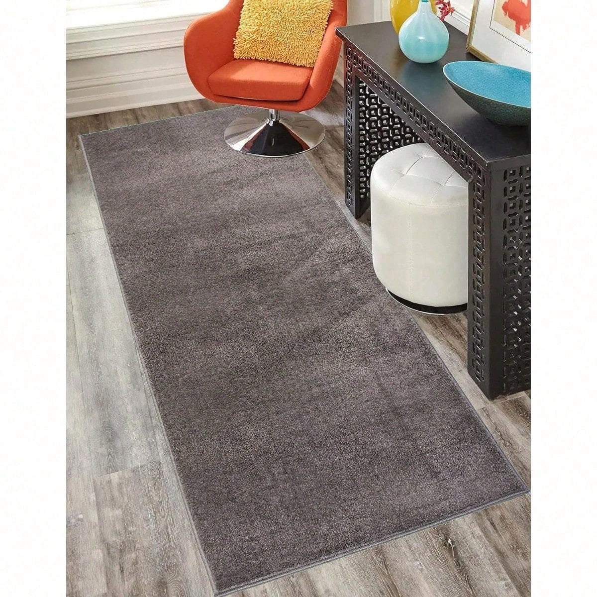Custom Size Runner Rug Solid Color Design Extra Long Runner Rugs for ...