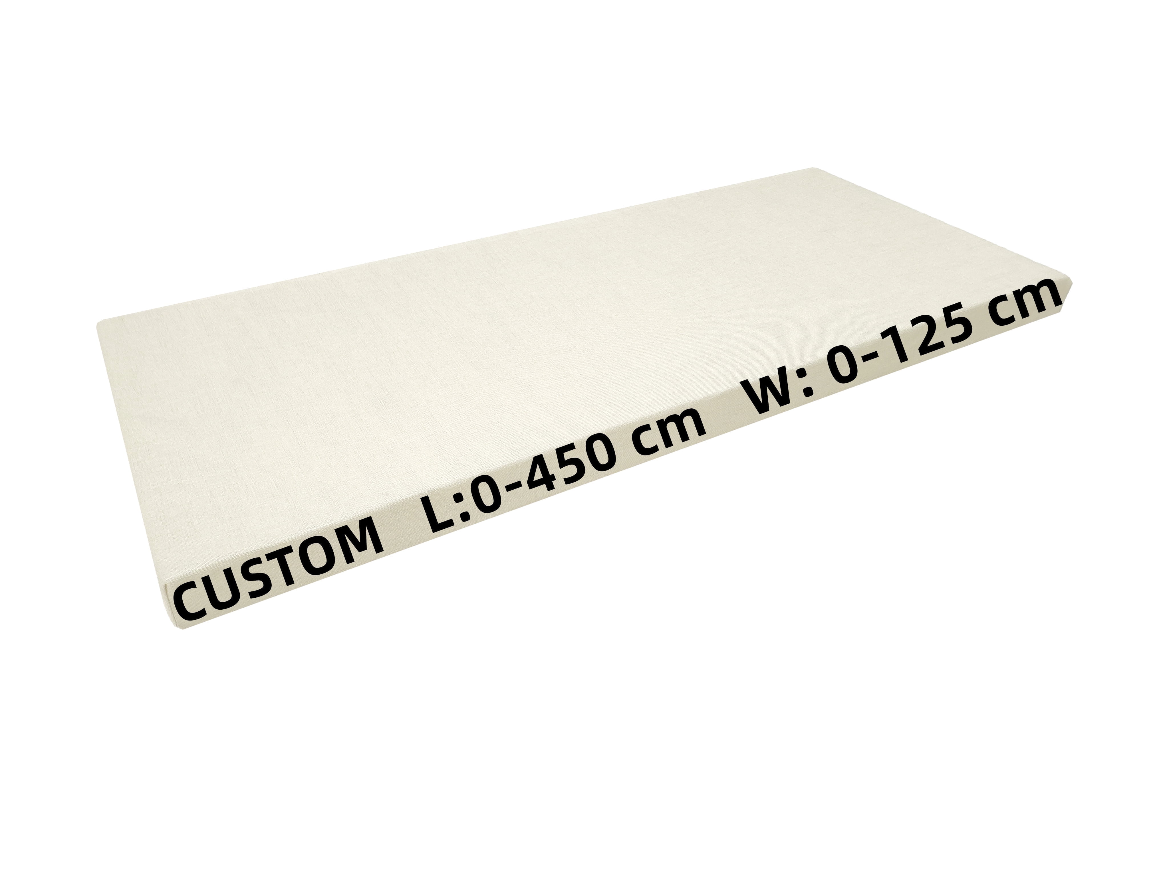 Custom Sized Cushion Pad, Bay Window Bench Pillow, Seat & Back Cushion ...