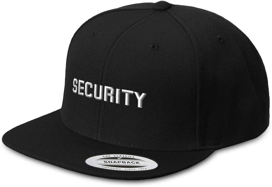 Custom Snapback Hats for Men & Women Professional Security Guard A ...