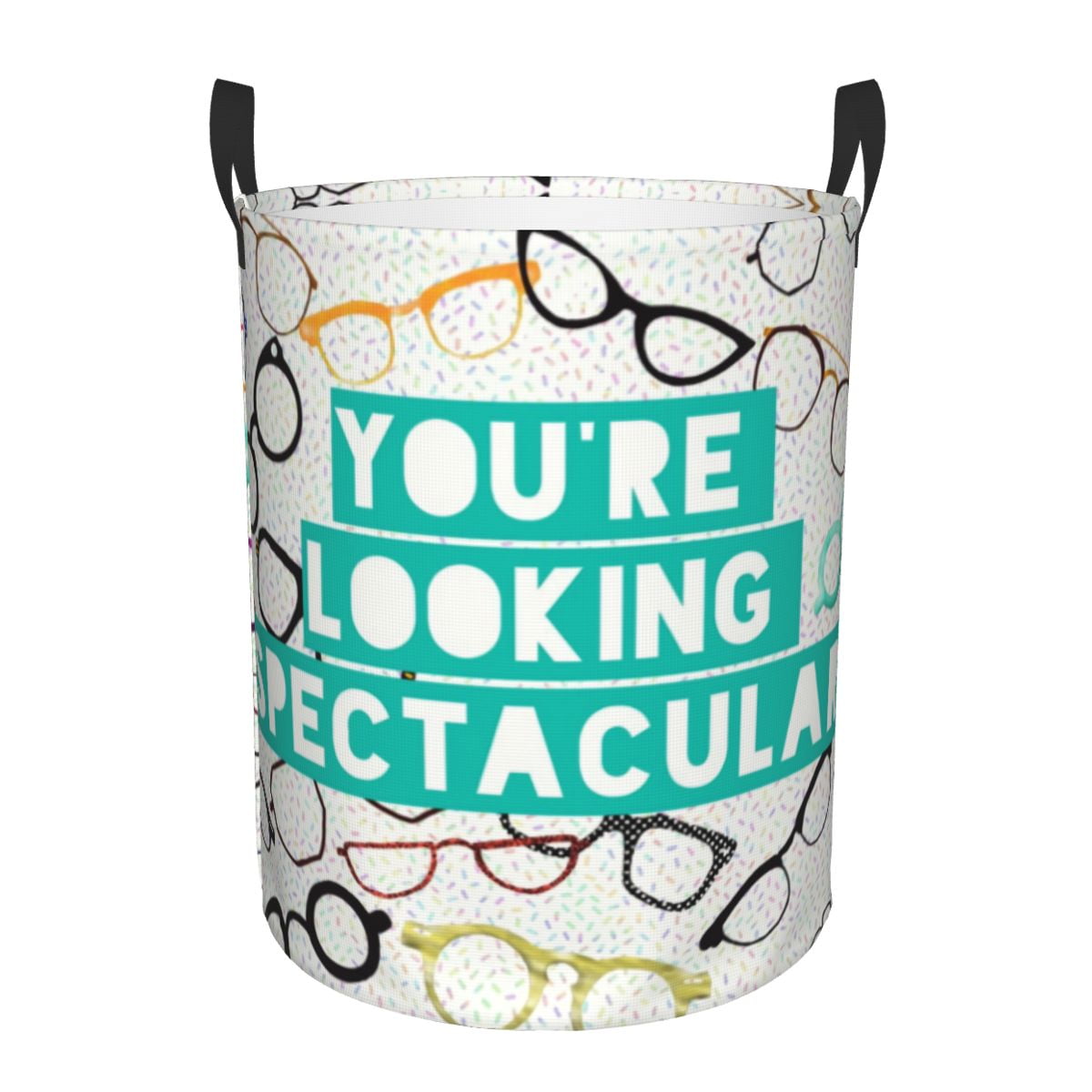 Custom Snellen Eye Chart Laundry Basket Foldable Optometrist Optician ...