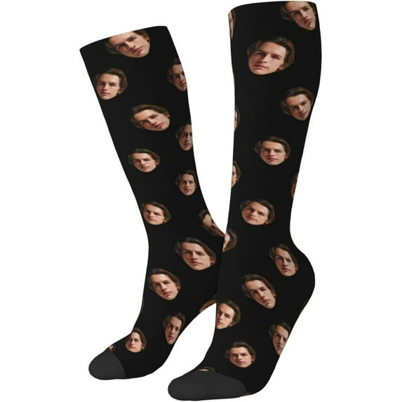 Custom Socks With Photo Personalized Picture Gifts Customized Knee High ...