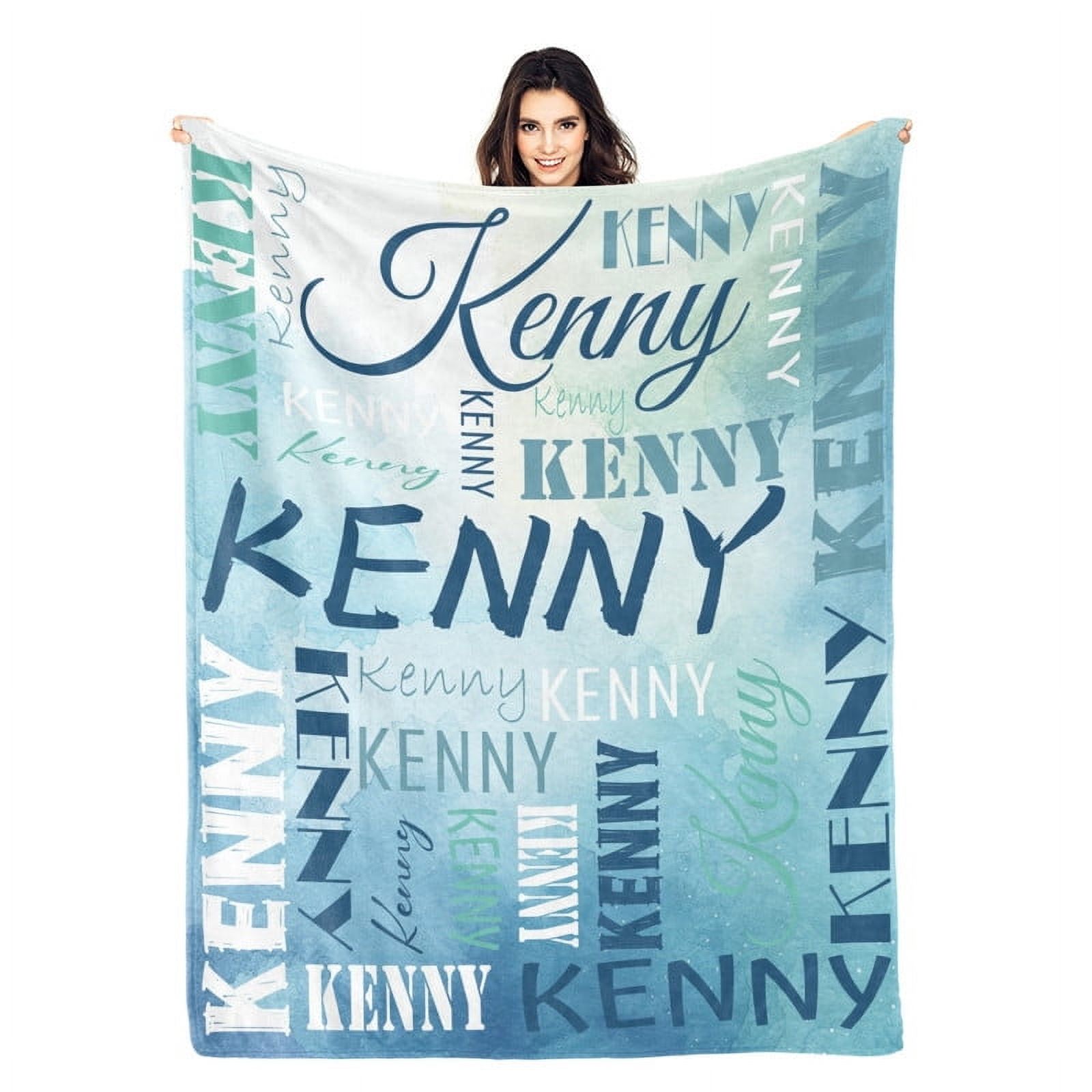 Custom Soft Flannel Name Blanket for Kids Adults Personalized Blankets ...