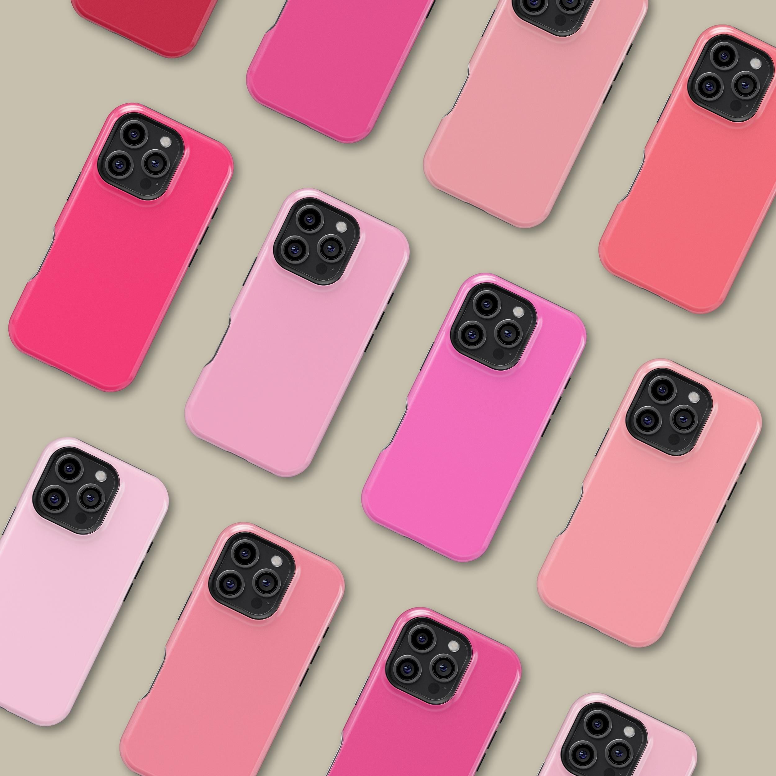 Custom Solid Color Case for iPhone Samsung Minimalist Simple Cover ...