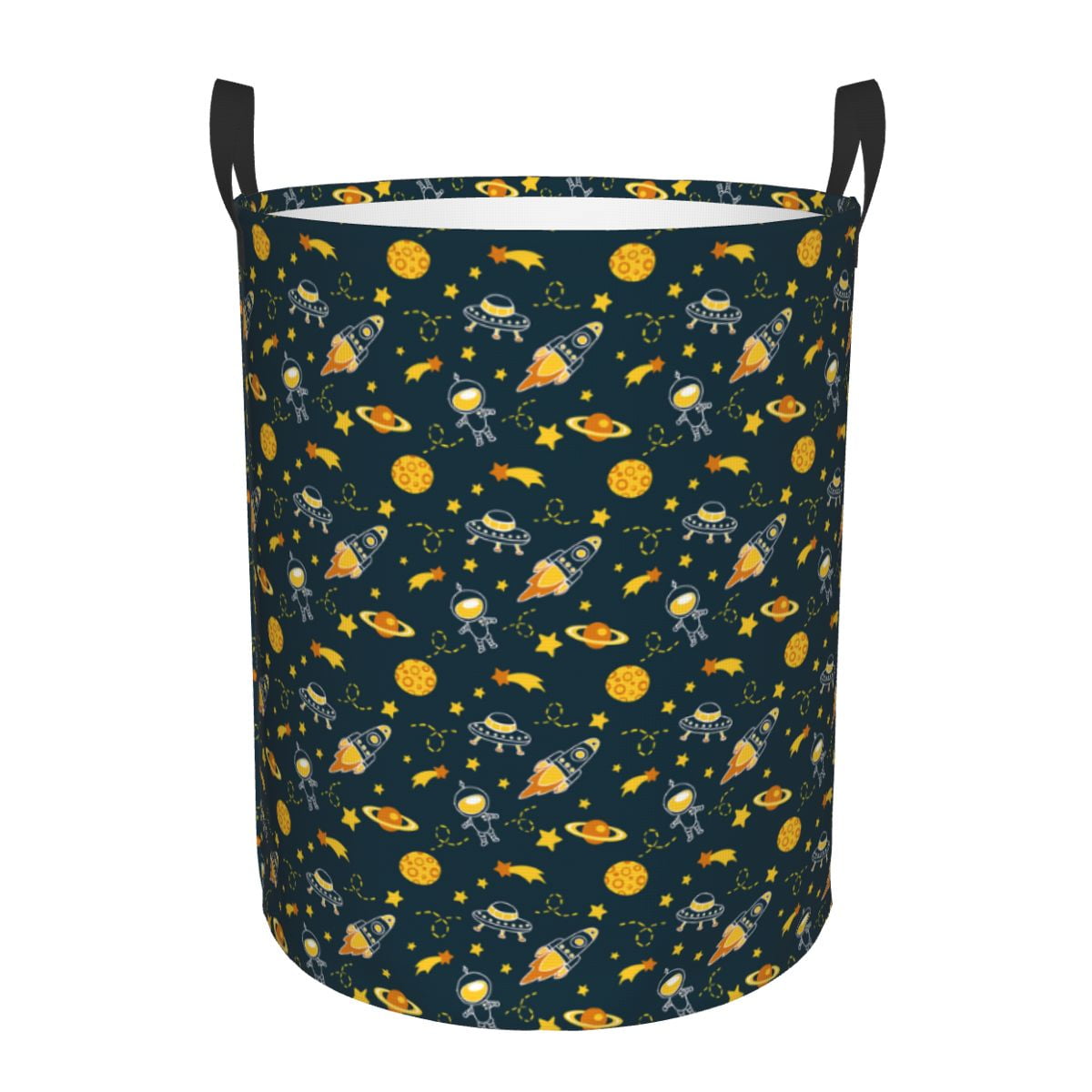 Custom Space Rocket Planet Laundry Basket Collapsible Large Capacity ...