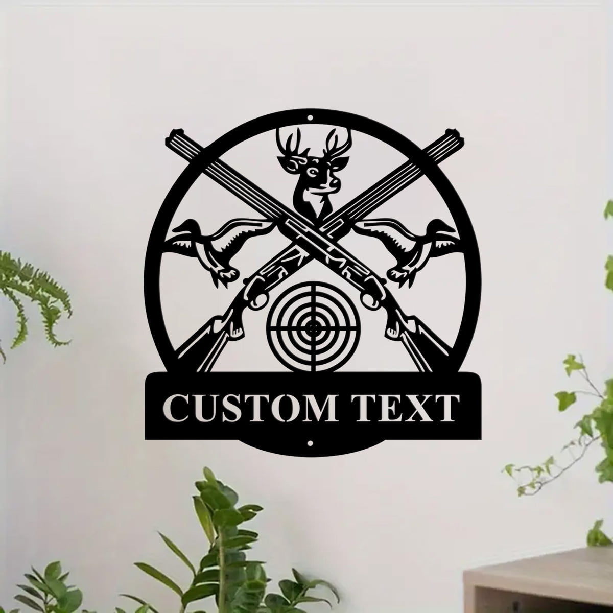 Custom Sport Hunting Monogram Metal Wall Art, Custom Hunter Name Sign ...