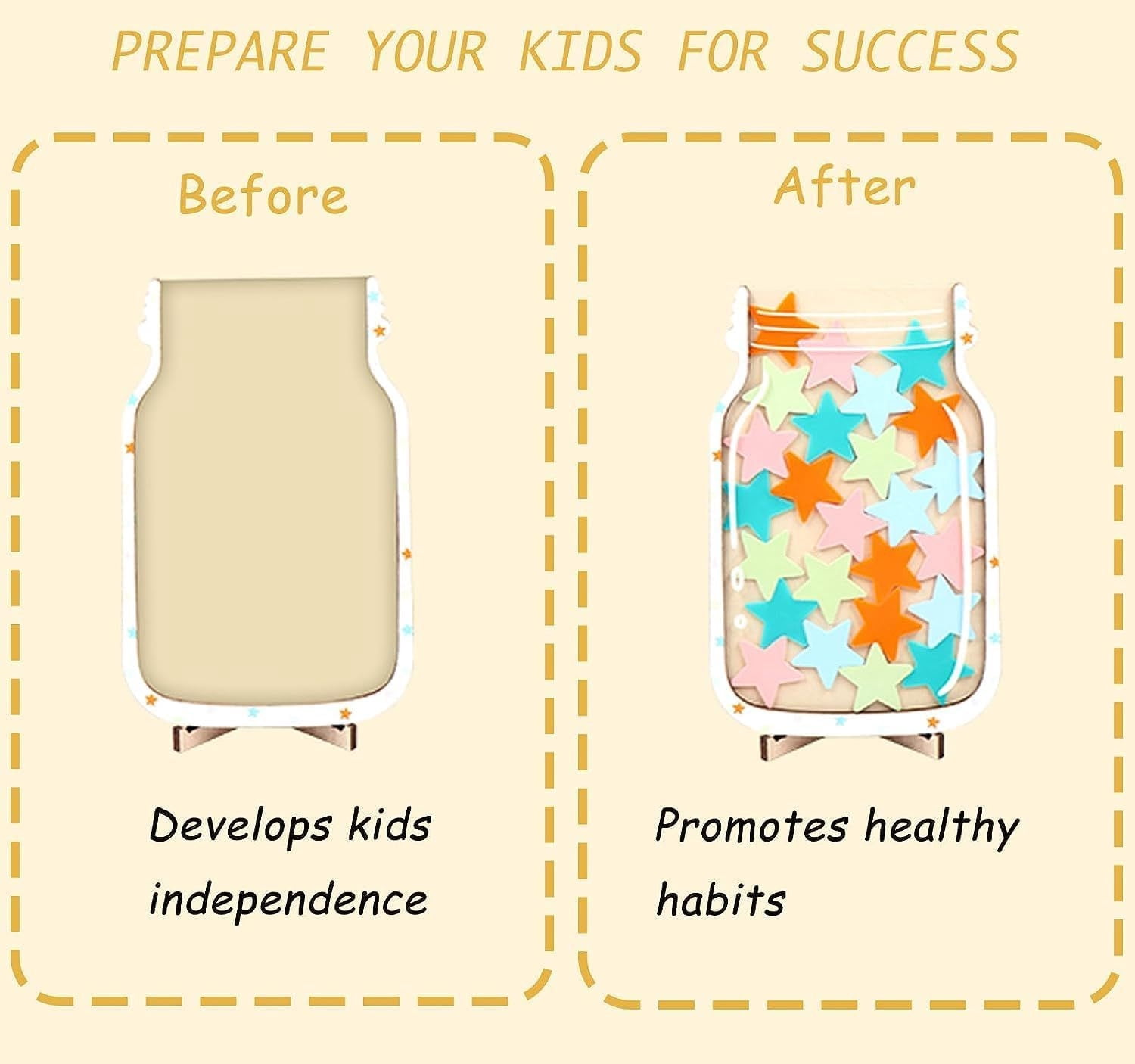 Custom Star Jar Motivational Token Tracker | Personalized Acrylic ...