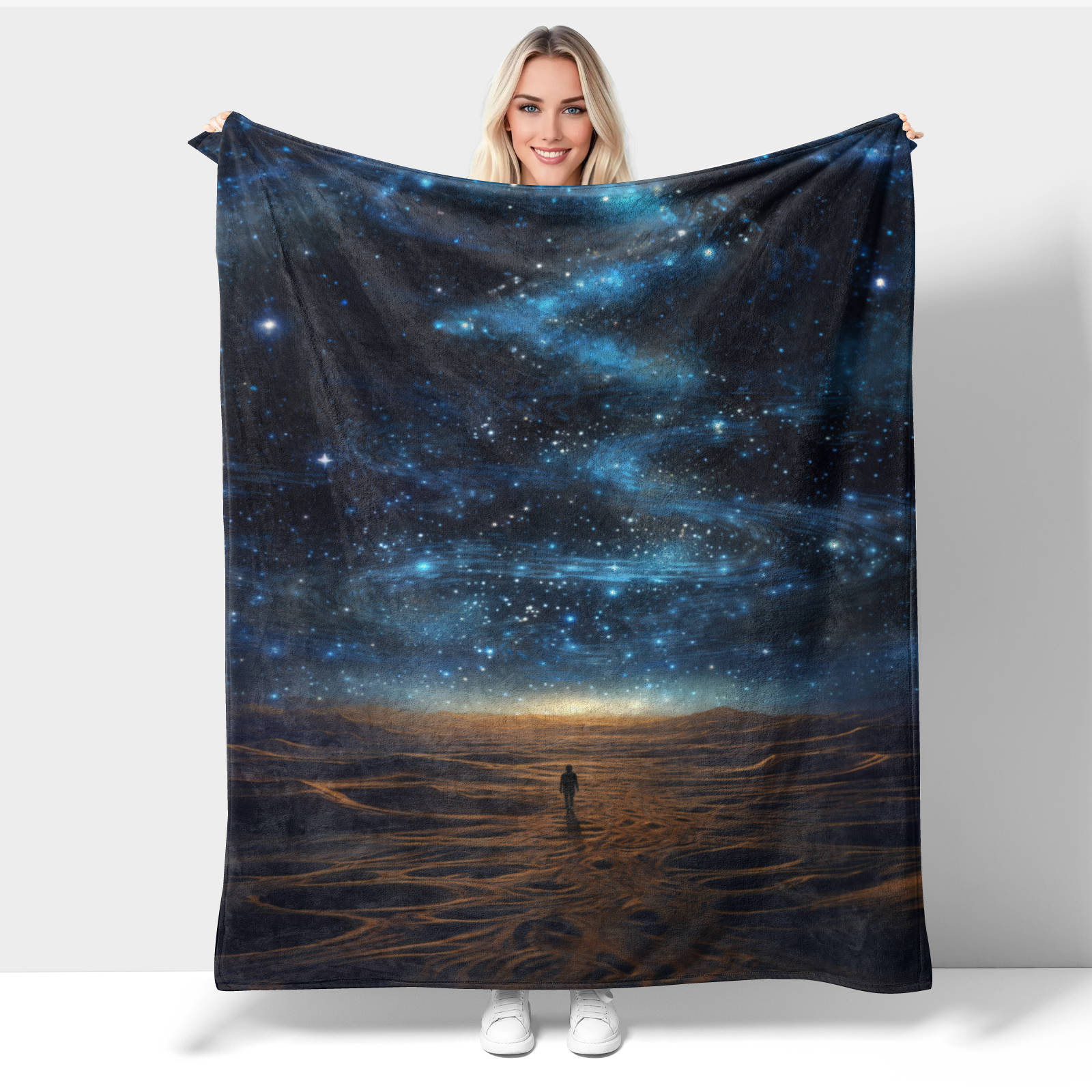 Custom Starry universe Blanket Starry universe 40IN*30IN Gifts for Mom ...