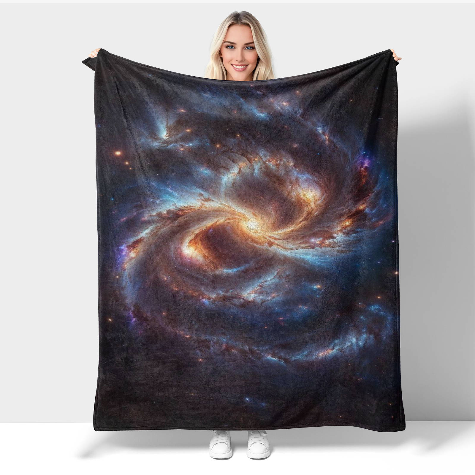Custom Starry universe Blanket Starry universe 60IN*50IN Gifts for Mom ...