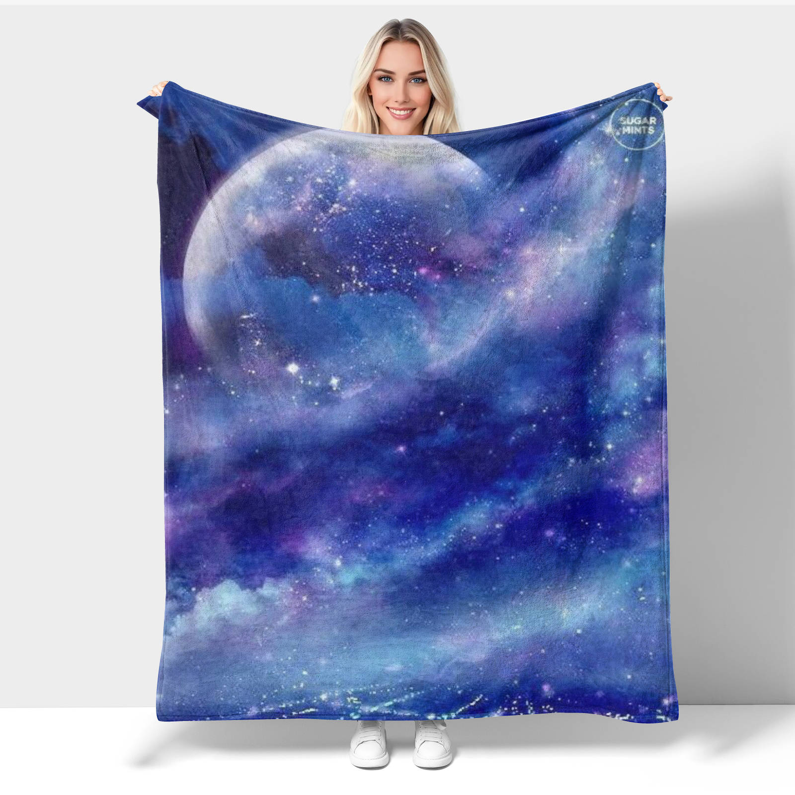 Custom Starry universe Blanket Starry universe 60IN*50IN Gifts for Mom ...