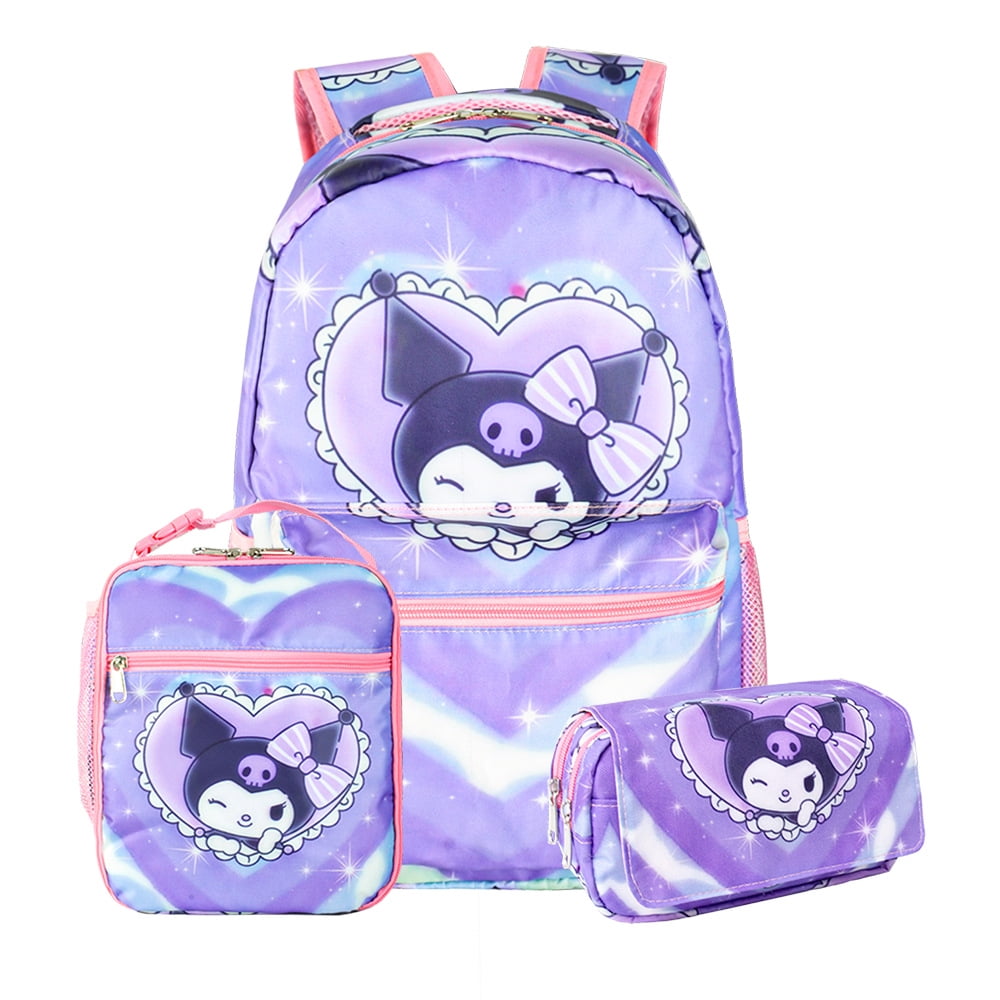 Custom Sti_tch Backpack Set, 3-Piece Bundle with Cute Backpack ...